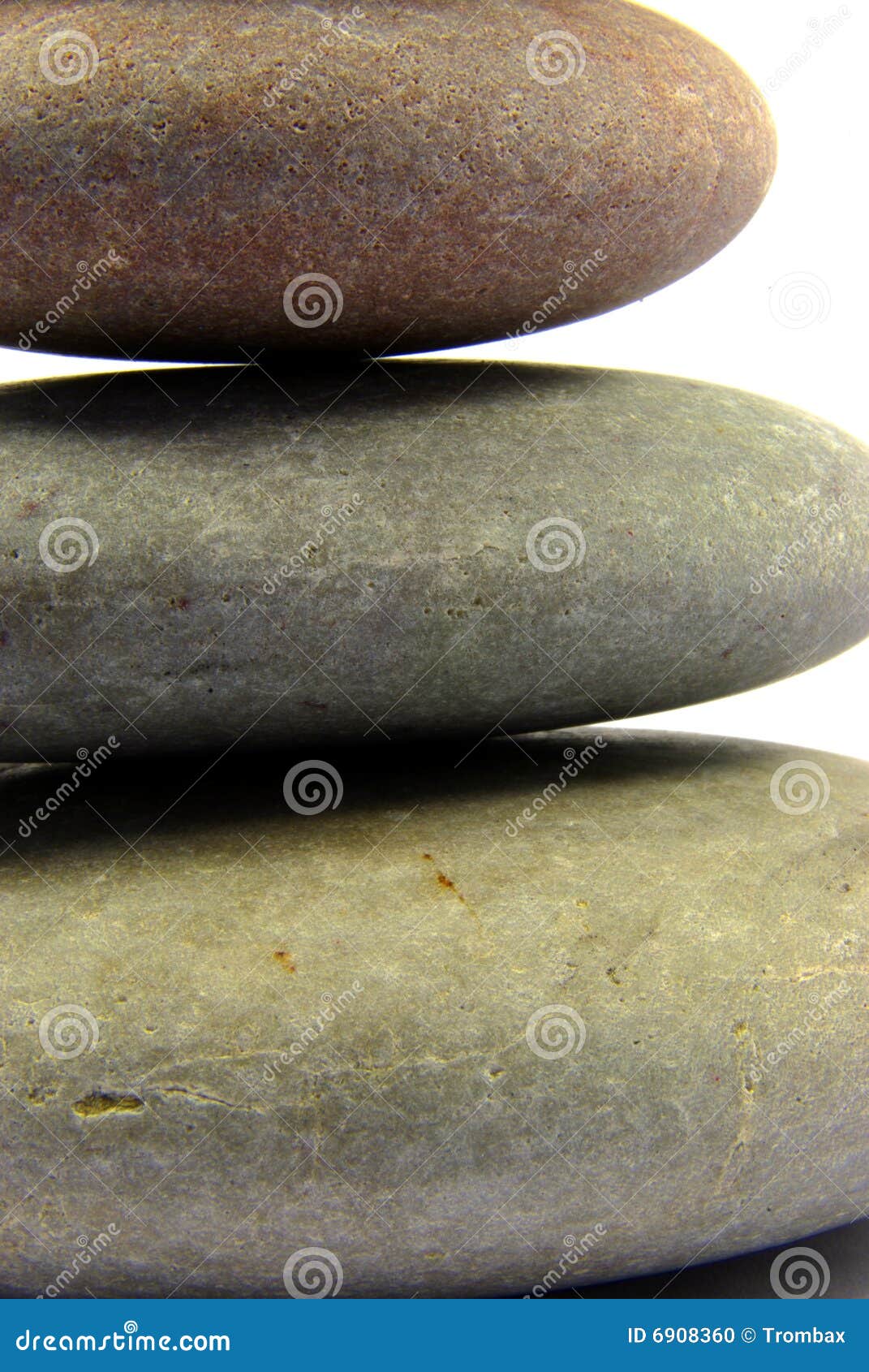 Close-up on pebble stack. stock photo. Image of pink, mineral - 6908360