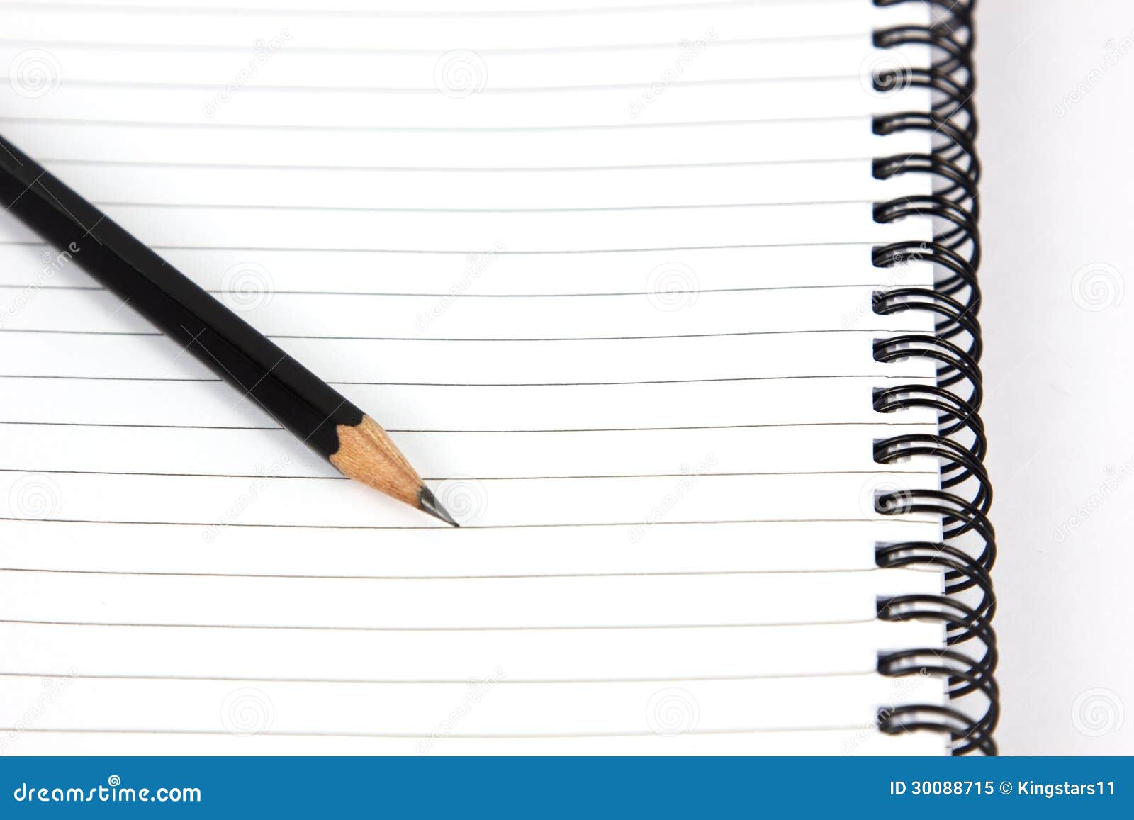 Pencil over paper stock image. Image of metal, black - 30088715