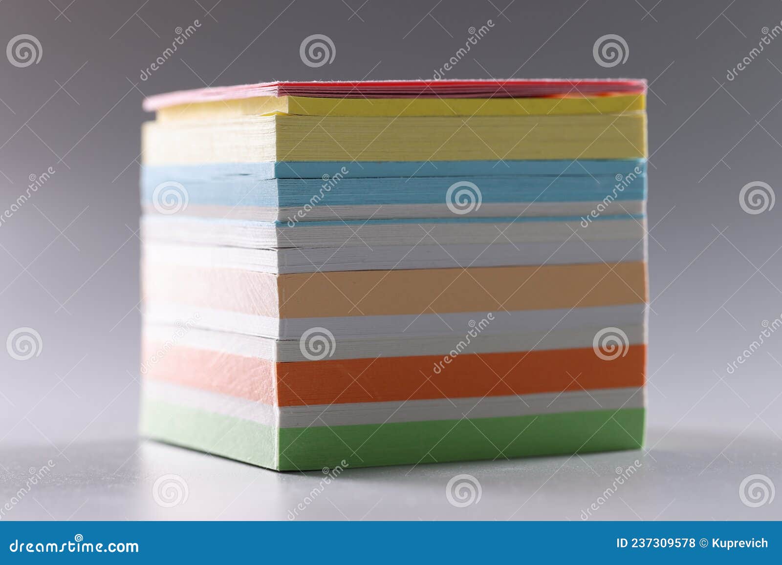 Perfect Stack of Colourful Paper for Notes, Set of Sticky Post it Notes ...