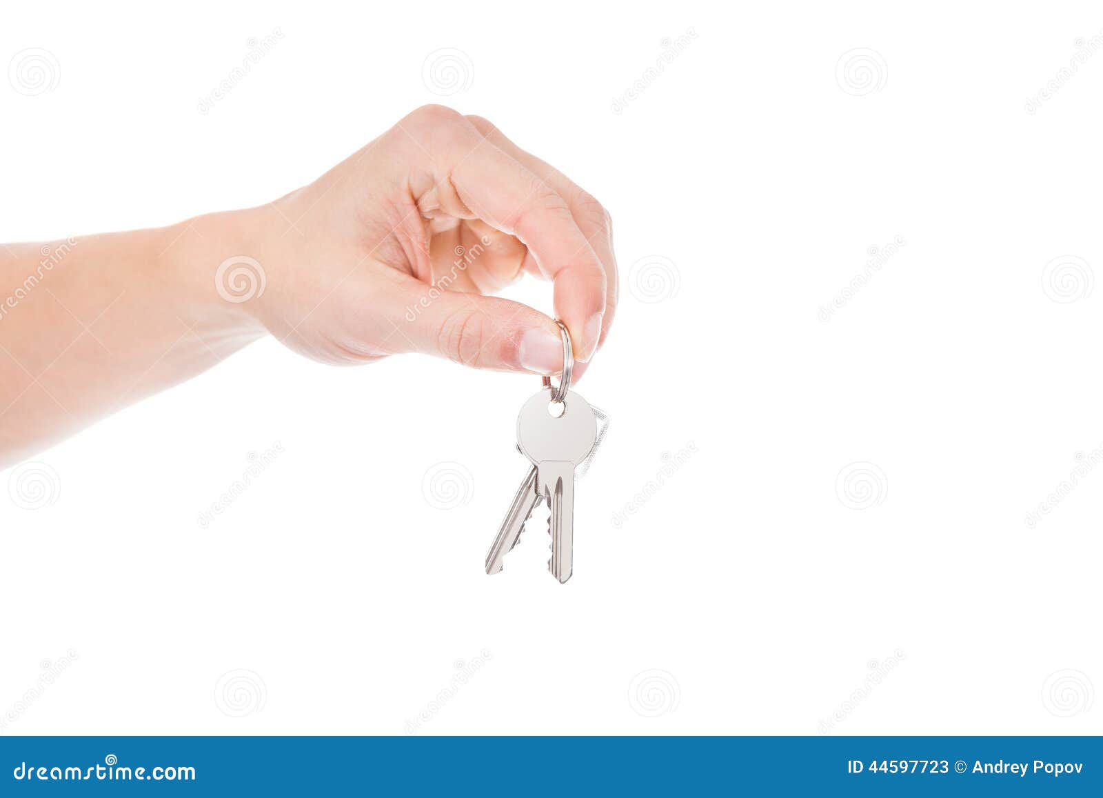 Close-up of Person Holding Keys Stock Image - Image of open, hand: 44597723