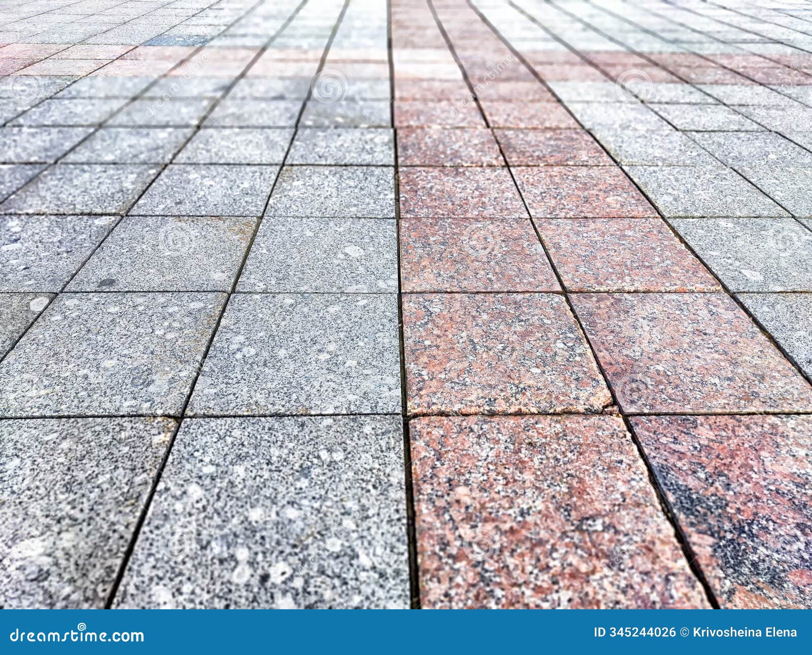 Close-up Perspective of Interlocking Paving Stones Displaying Various ...