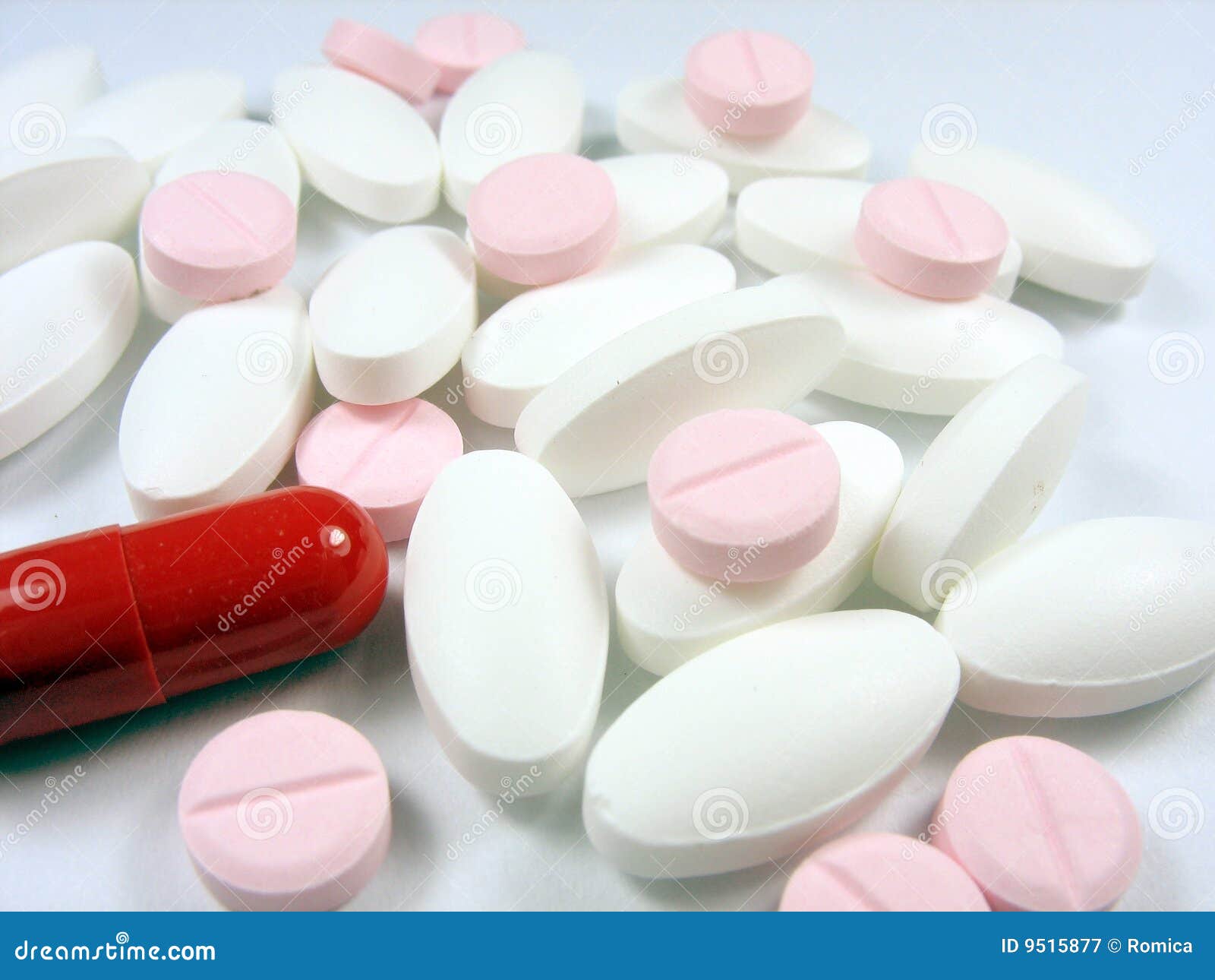 Close Up Of Pharmaceutical Different Color Drugs Stock Image - Image of ...