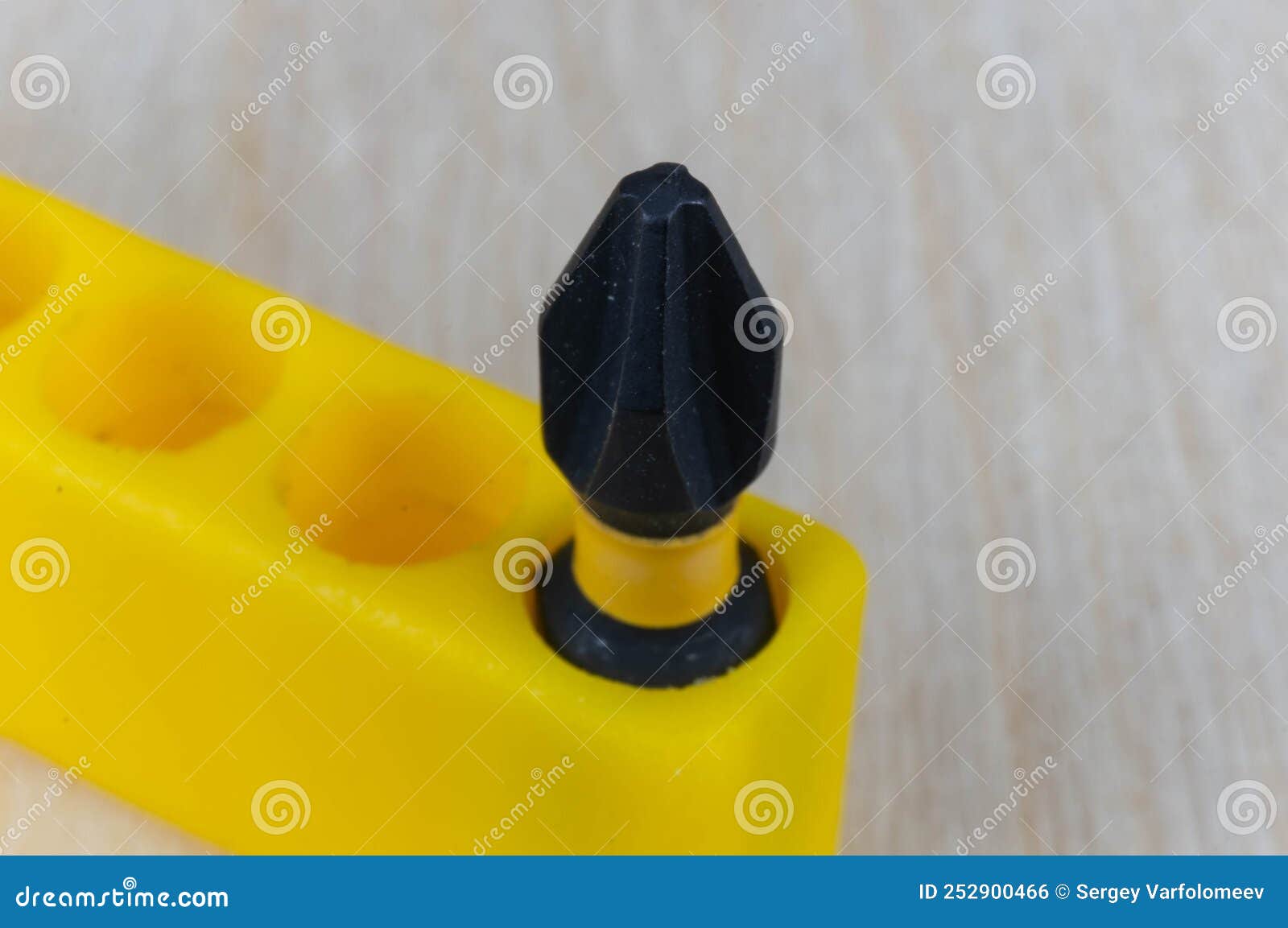 Close-up of a Phillips Type Screwdriver Bit Stock Photo - Image of ...