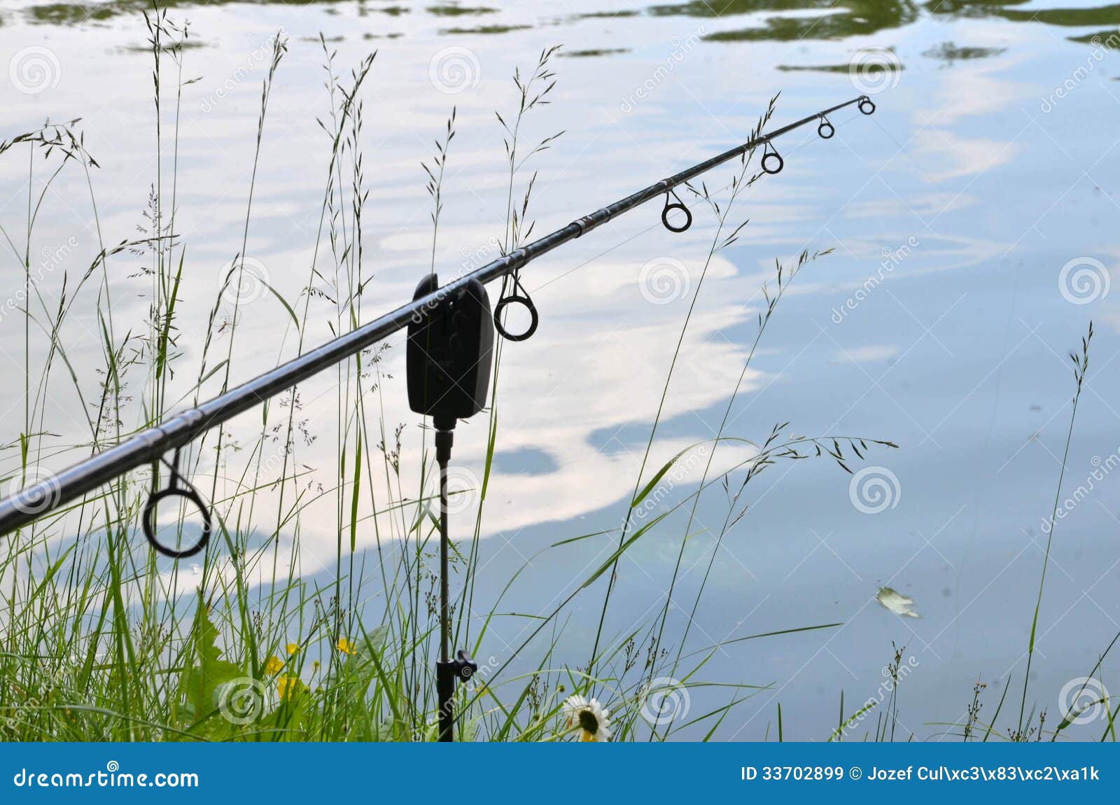 Close Up Photo of Angling Rod Stock Image - Image of blue, hook: 33702899