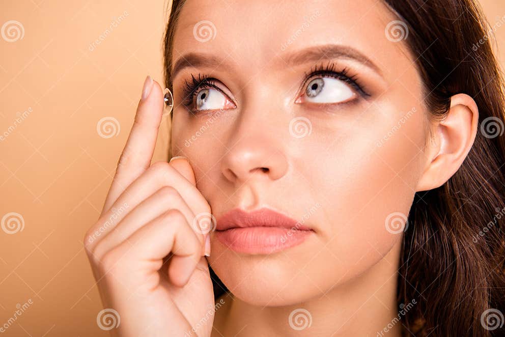 Close Up Photo Beautiful Amazing She Her Lady Hands Arms Index Finger