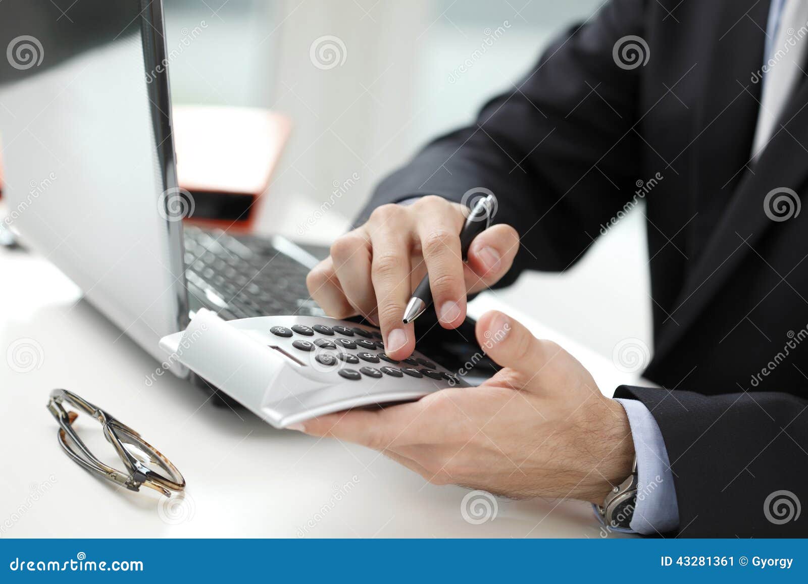 Close-up Photo of a Businessman Analyzing Financial Data Stock Image ... Close-up Photo of a Businessman Analyzing Financial Data Stock Image ...