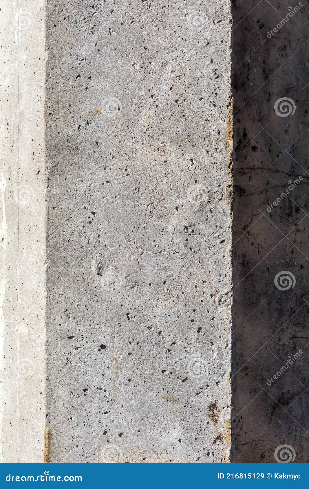 Close-up Photo of a Concrete Hexagonal Column Stock Image - Image of ...