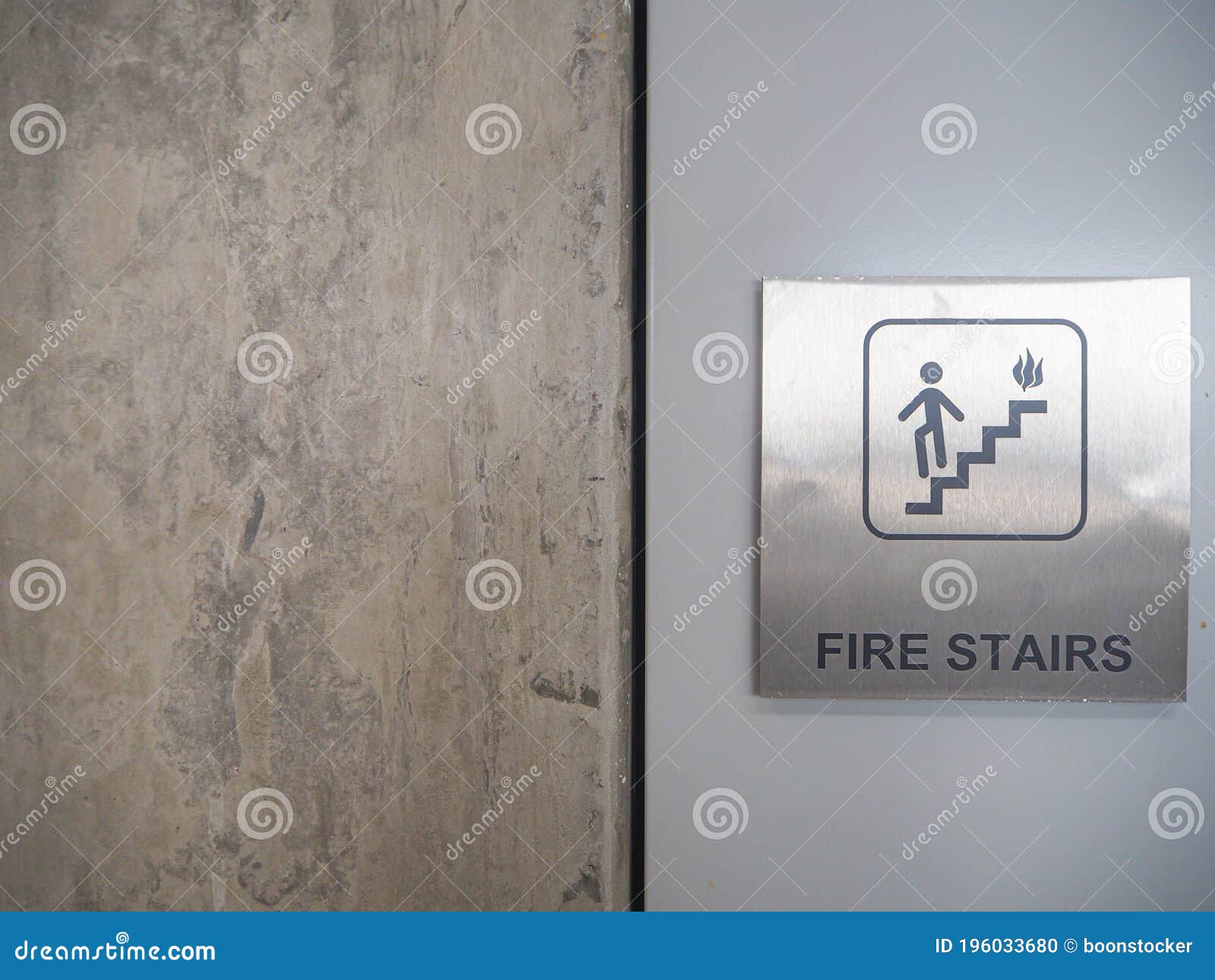 Close-up Photo of Fire Stairs Sign on Wall Stock Photo - Image of ...