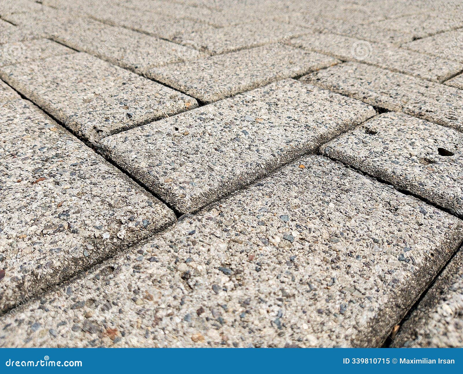 A Textured Herringbone: a Gray Concrete Walkway Stock Image - Image of ...