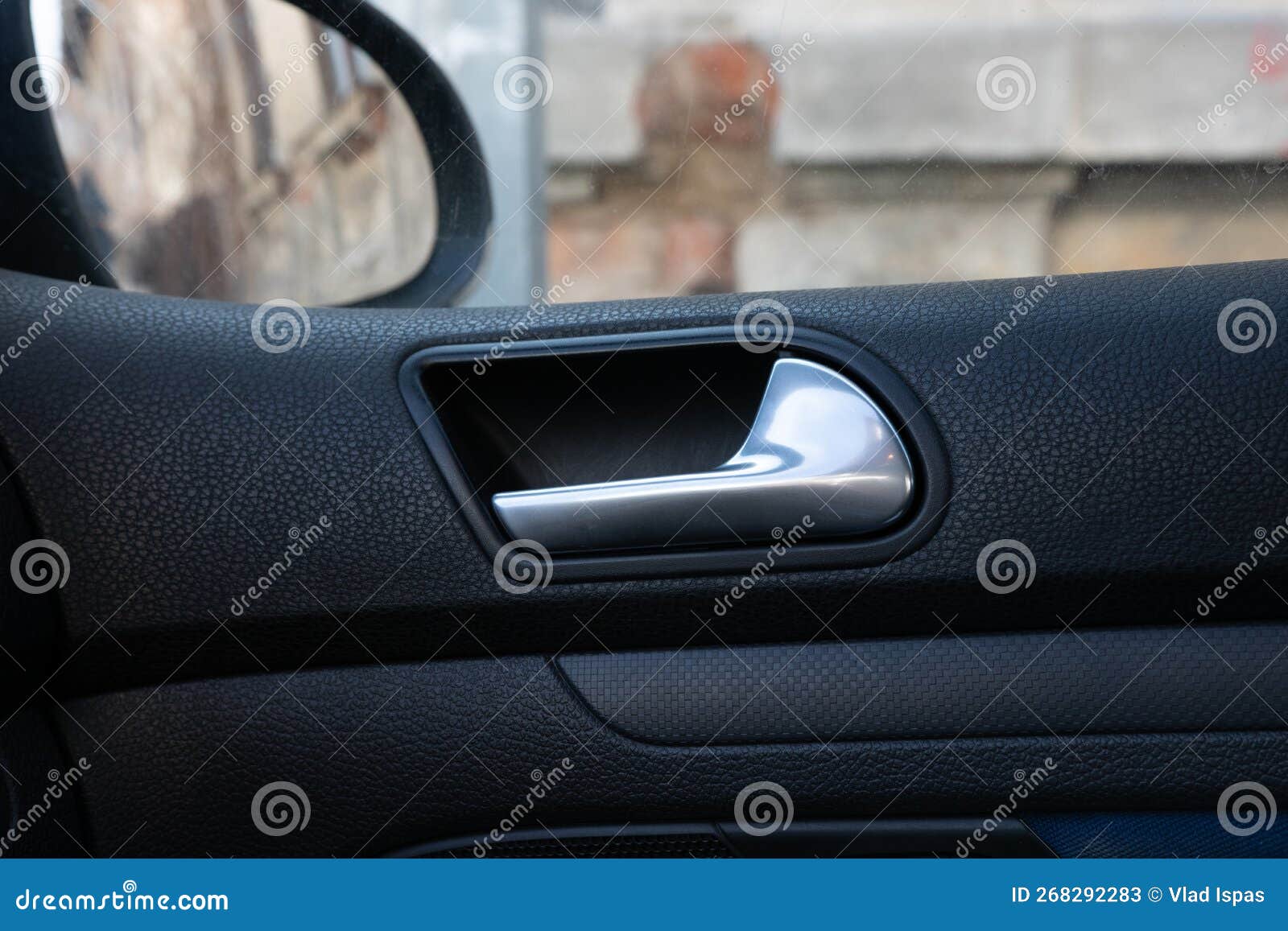 Close Up Photo Inside a Car, Door Handle Isolated Editorial Stock Photo ...