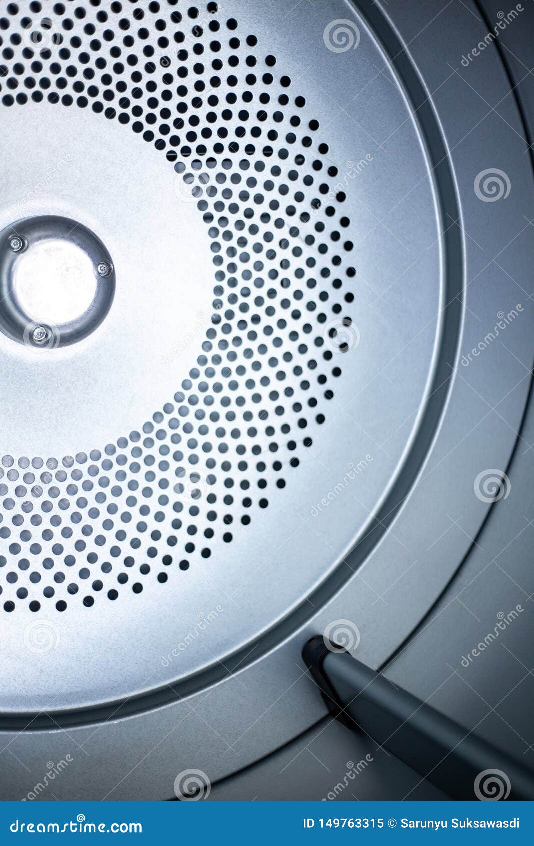 Close Up Photo of Inside Dryer Machine Drum Stock Image - Image of ...