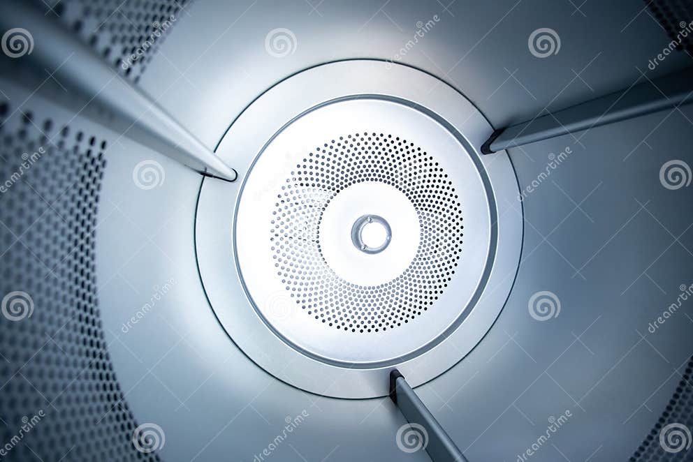 Close Up Photo of Inside Dryer Machine Drum Stock Image - Image of drum ...