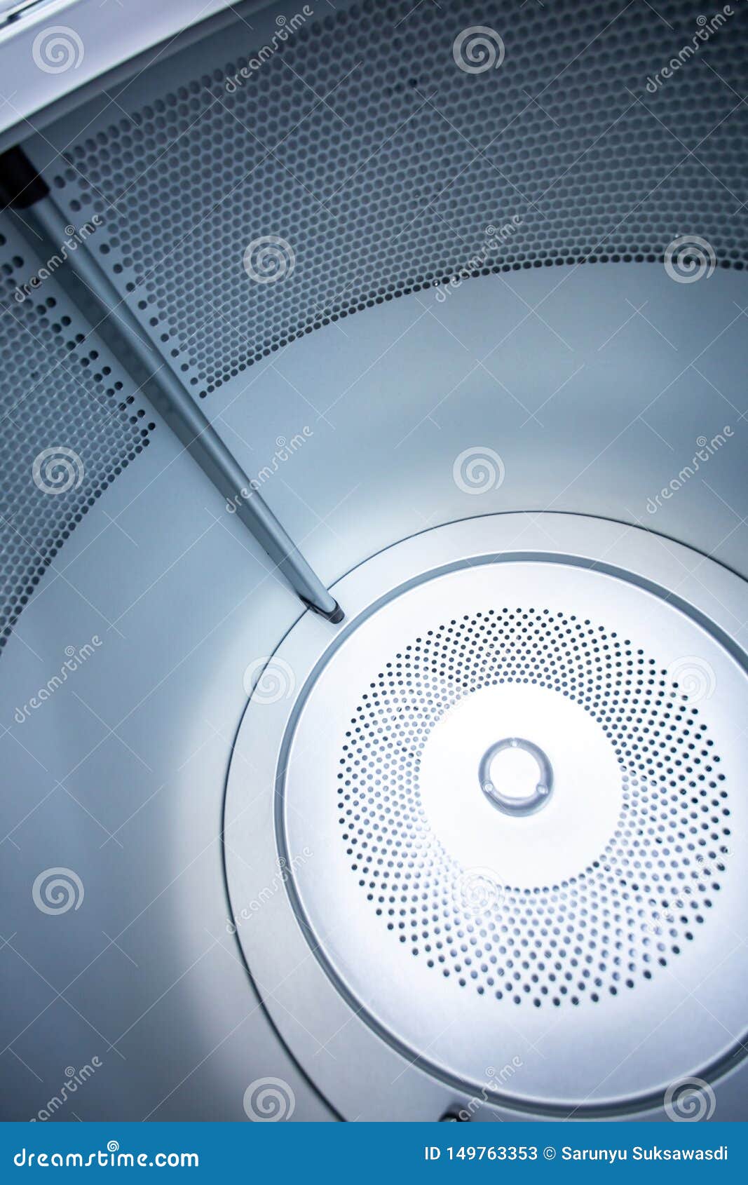 Close Up Photo of Inside Dryer Machine Drum Stock Image - Image of ...