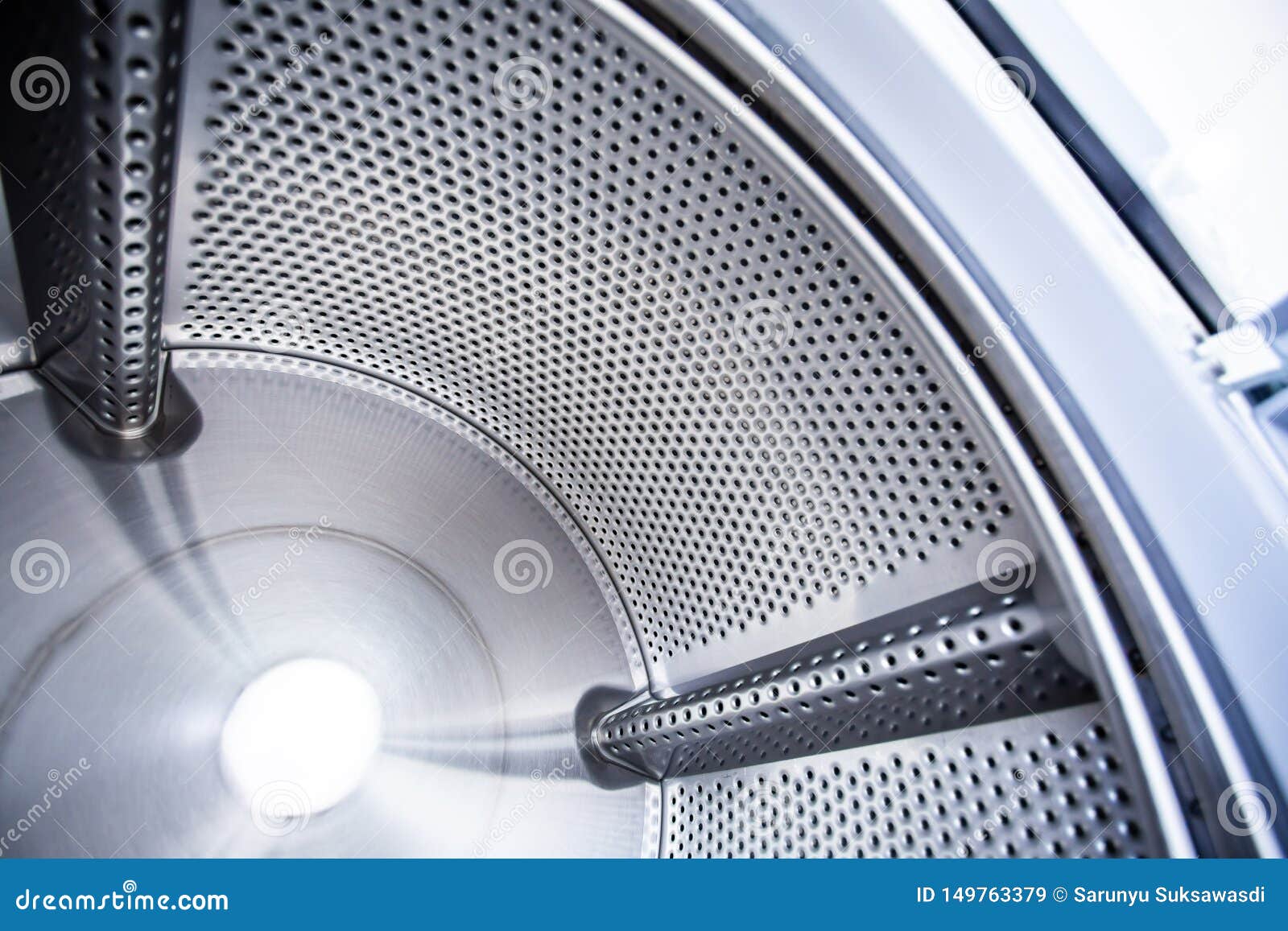 Close Up Photo of Inside Washing Machine Drum Stock Image - Image of ...