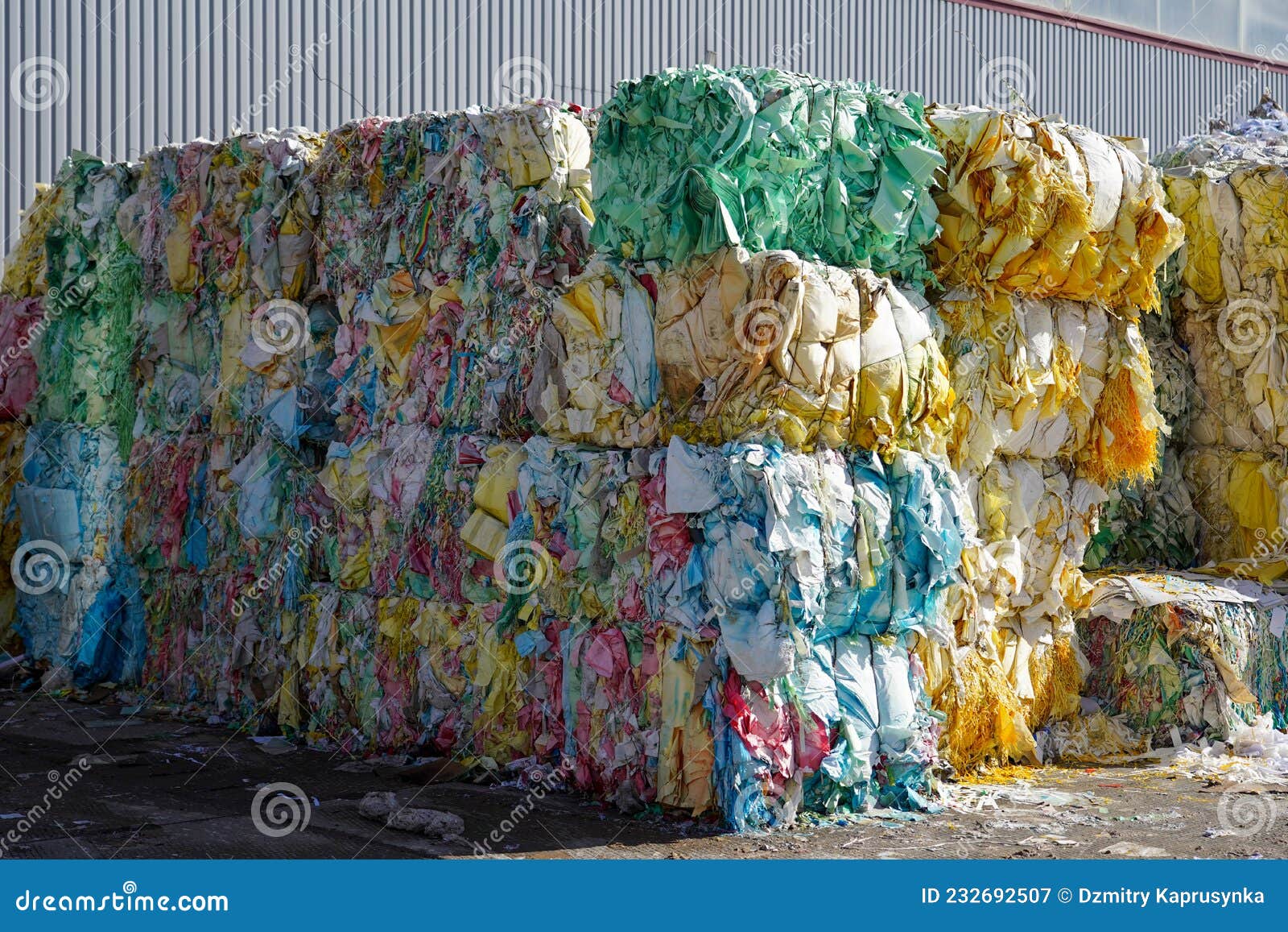 Close-up Photo of a Large Amount of Colored Garbage and Rubbish at the ...