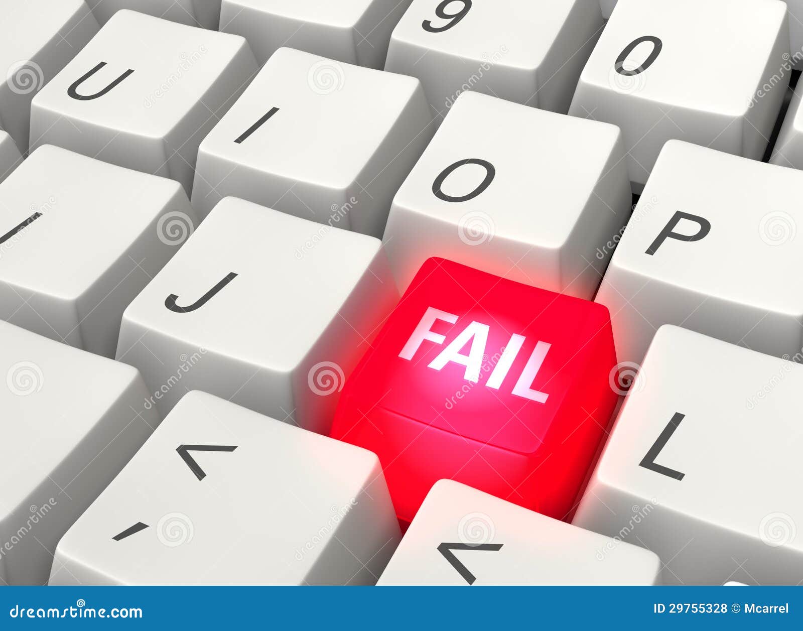 Computer Fail stock photo. Image of emergency, fail, lose - 29755328