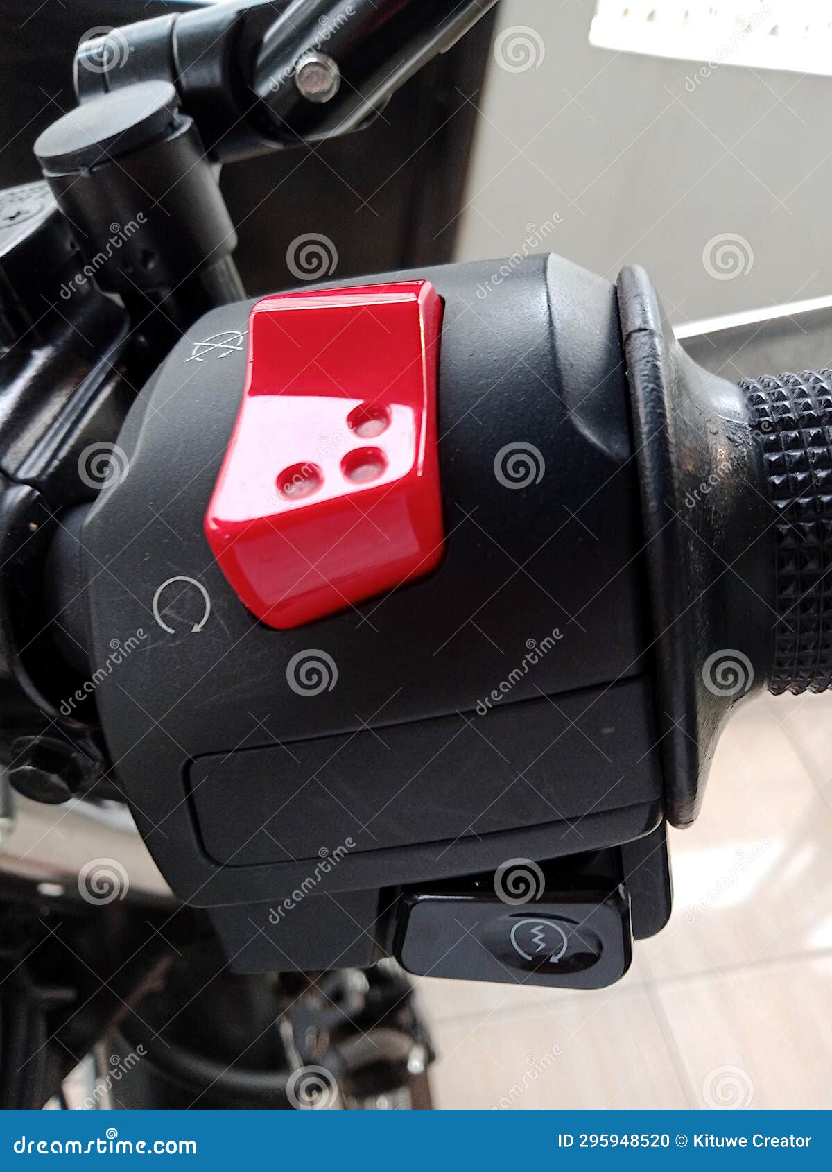 Close-up Photo of a Red Engine Stop Button Stock Photo - Image of ...