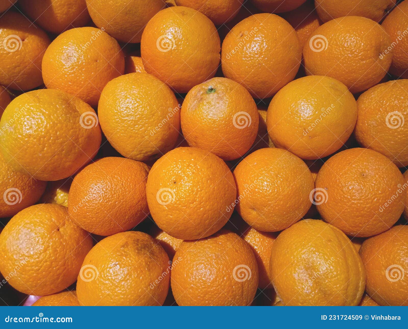 Close Up Photo of Stack of Oranges on the Fresh Fruit Market Stock ...