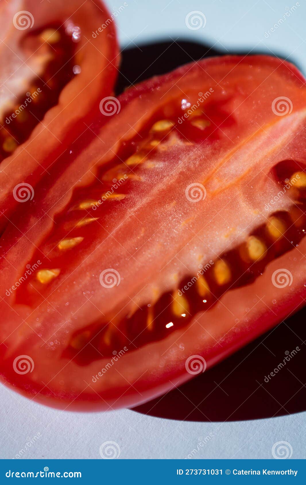 Close Up Photo of the Texture of the Inside of a Tomato Stock Image ...