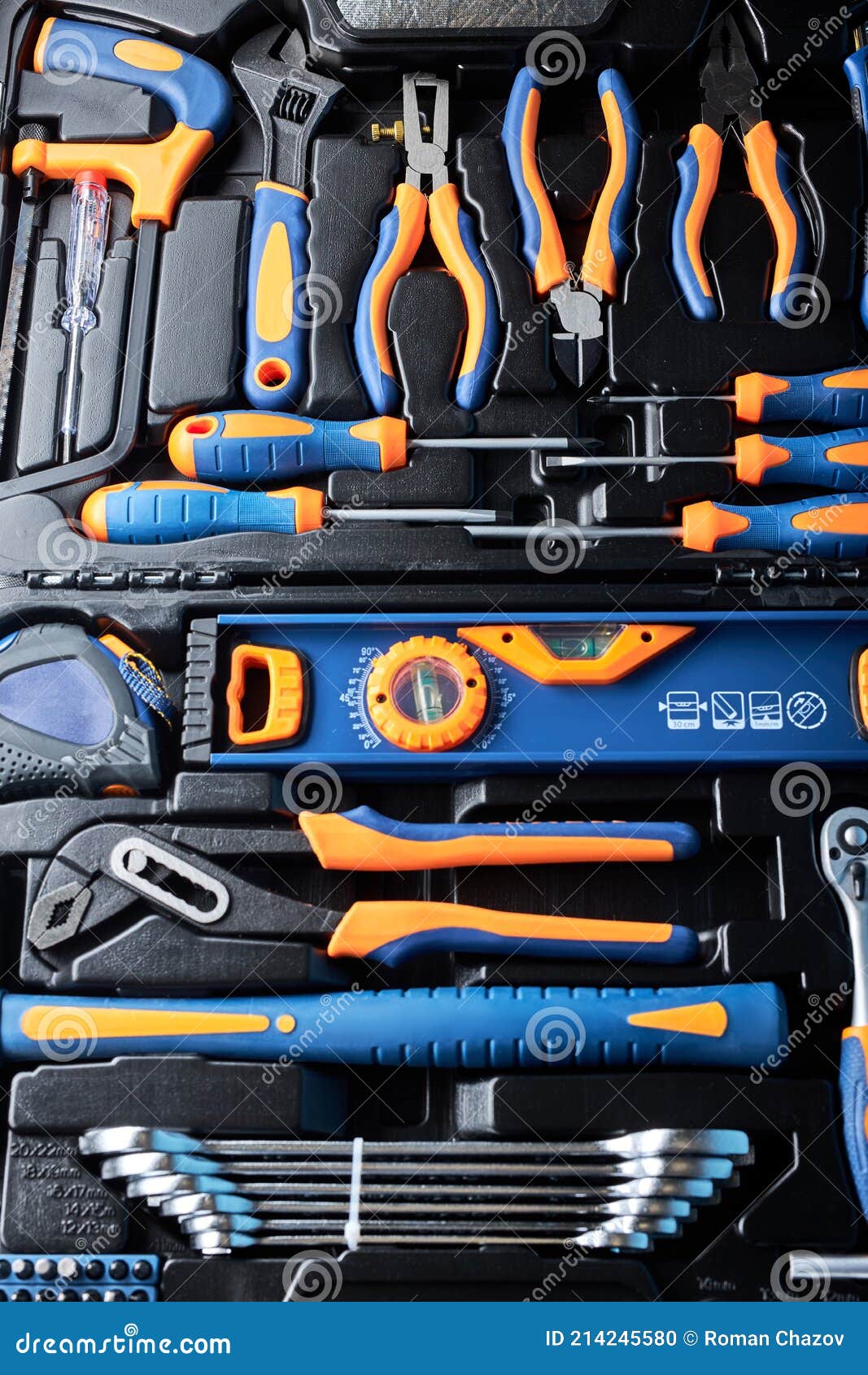 Close-up Photo of Tools for Repair, Instruments in Box Stock Photo ...