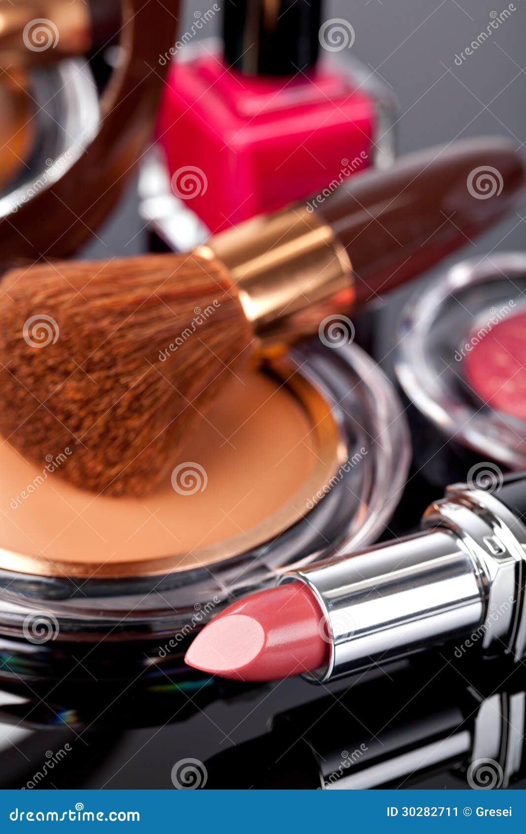 Various Cosmetics stock image. Image of fingernail, beautiful - 30282711