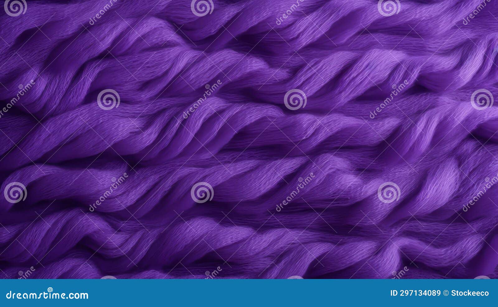 Vibrant Purple Yarn with Textured Wool Background Stock Illustration ...