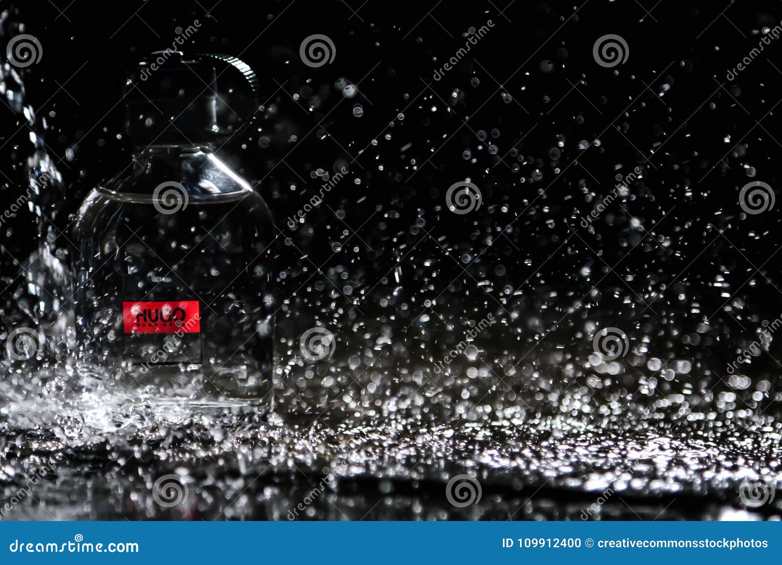 Close-up Photo Of Water Drops On Bottle Picture. Image: 109912400