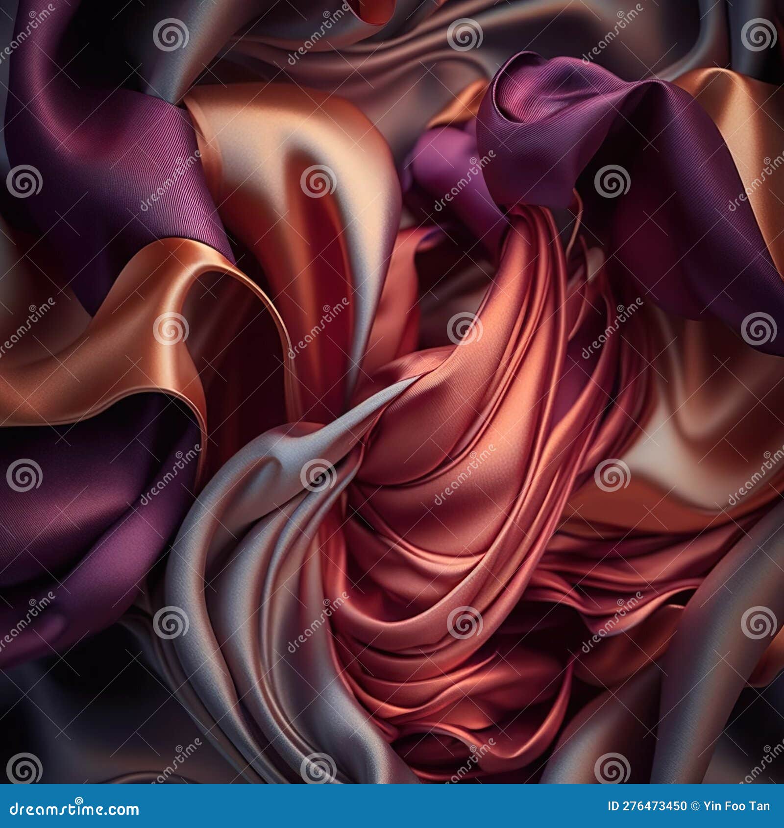 Close-up Photos of Different Color of Silk Stock Photo - Image of ...