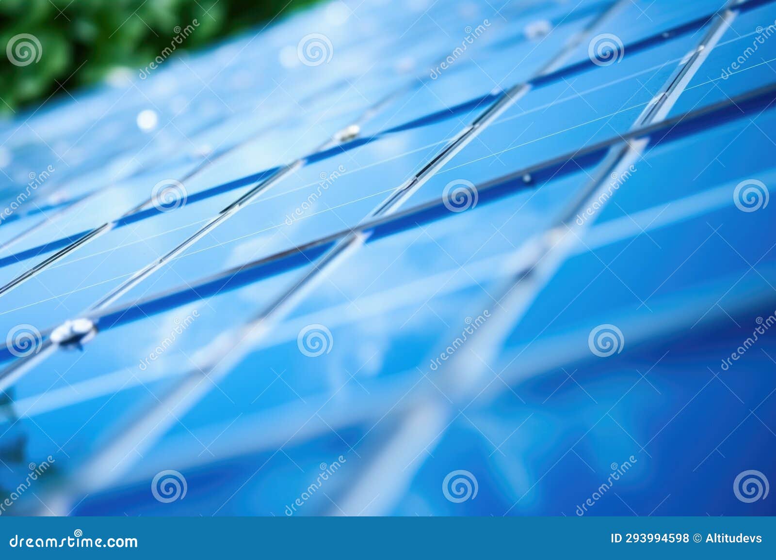 Close-up of a Photovoltaic Solar Cell Stock Photo - Image of ...