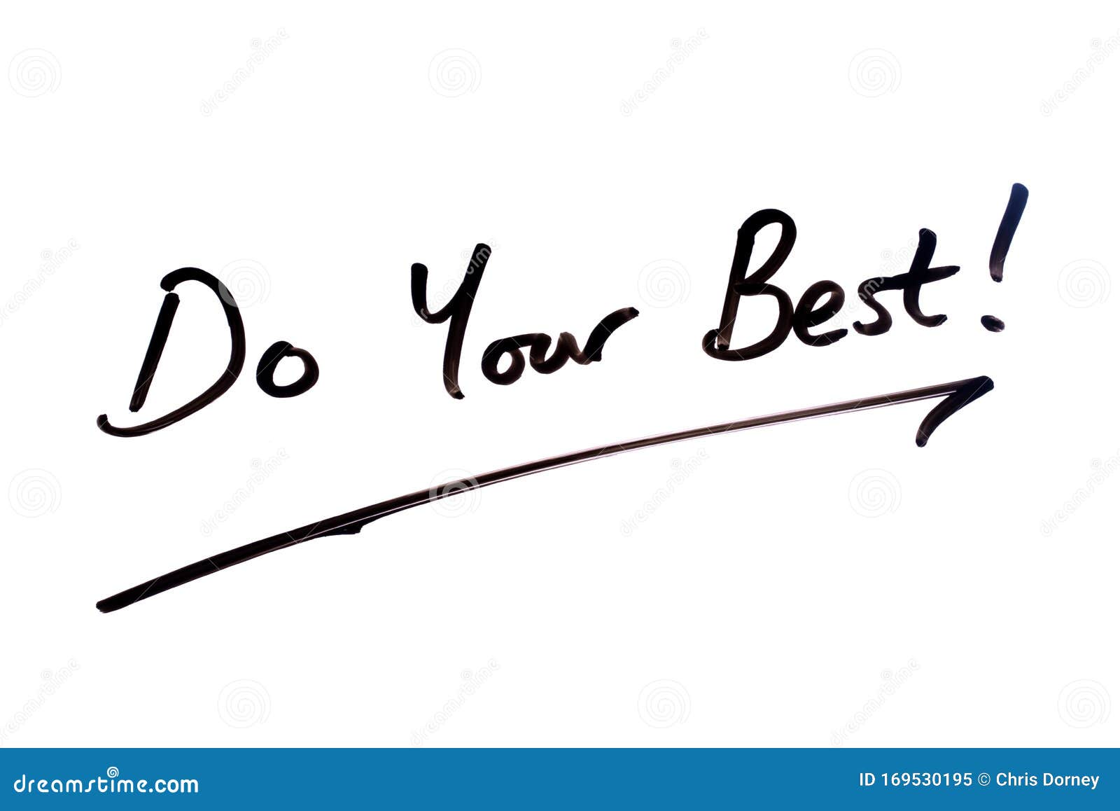 Do Your Best stock illustration. Illustration of expertise - 169530195
