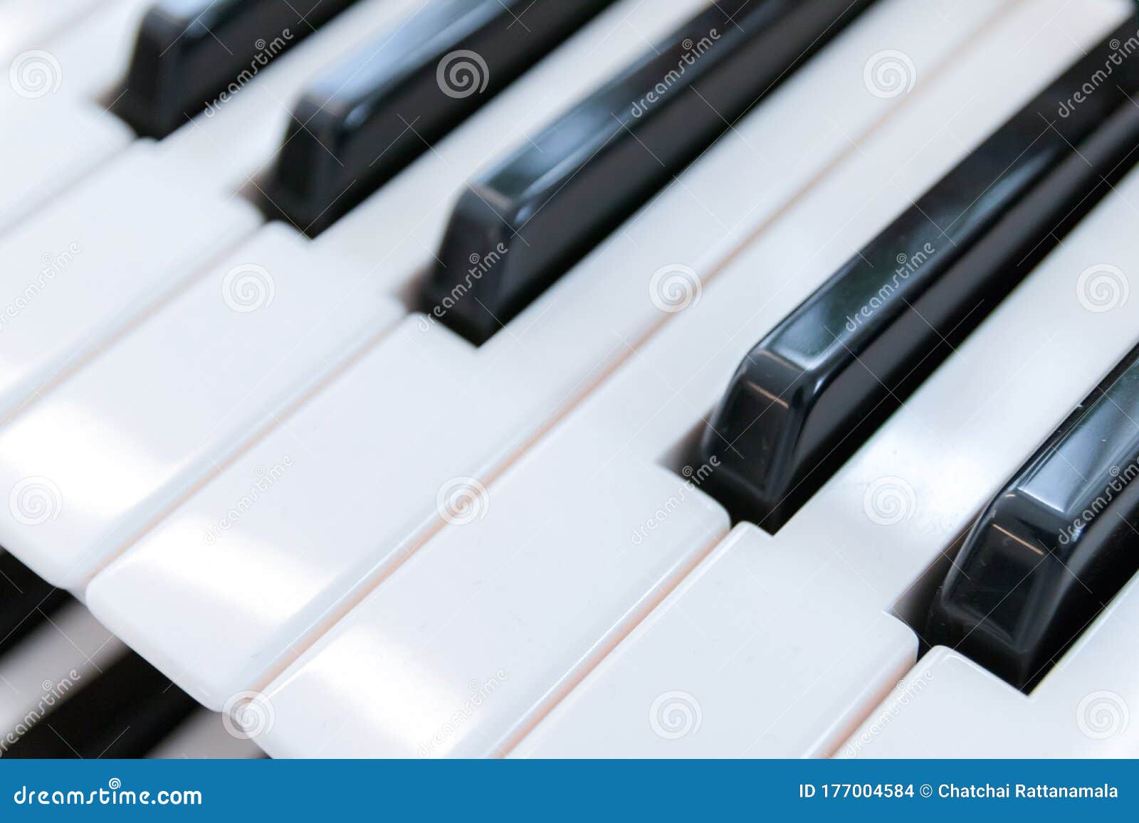 Close Up of a Piano Keyboard Stock Photo - Image of concept, music ...