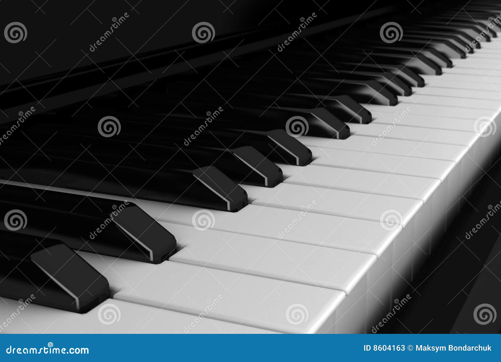Close-up piano keyboard stock image. Image of close, musical - 8604163