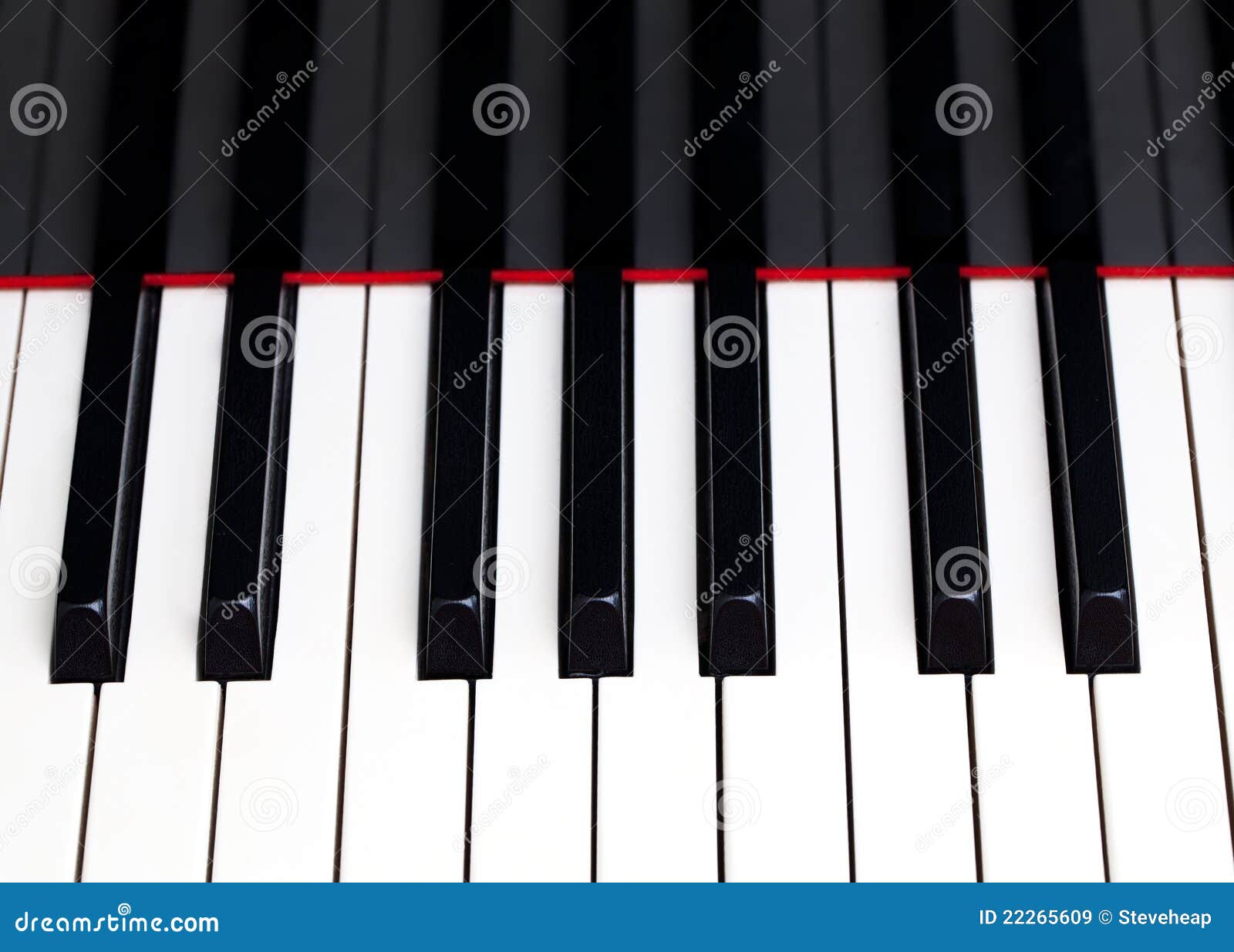 Close up of piano keys stock image. Image of acoustic - 22265609