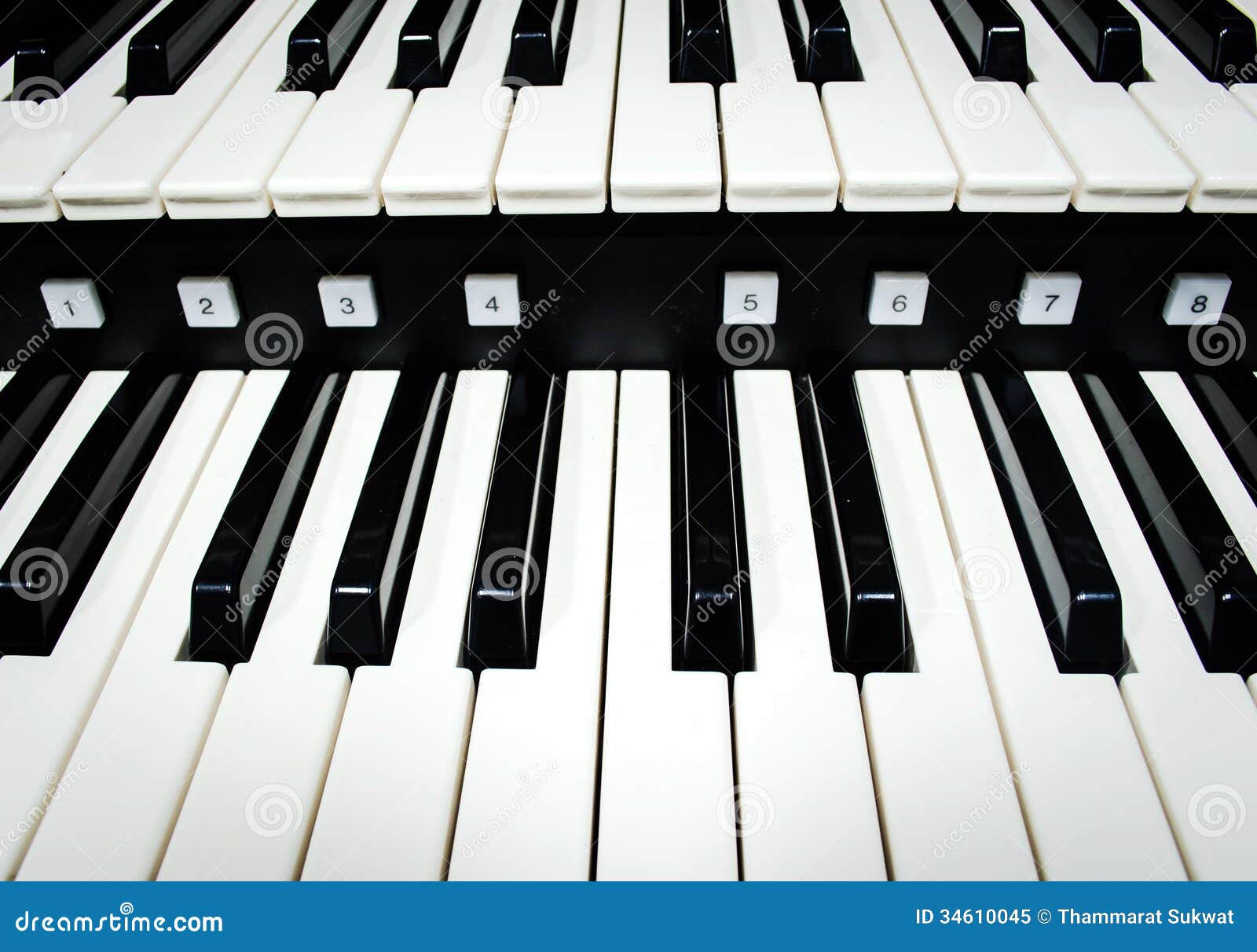 Close up of piano keys stock image. Image of play, closeup - 34610045