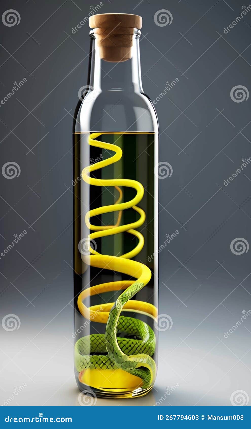 Pickled Snake In A Bottle Royalty-Free Stock Photography ...