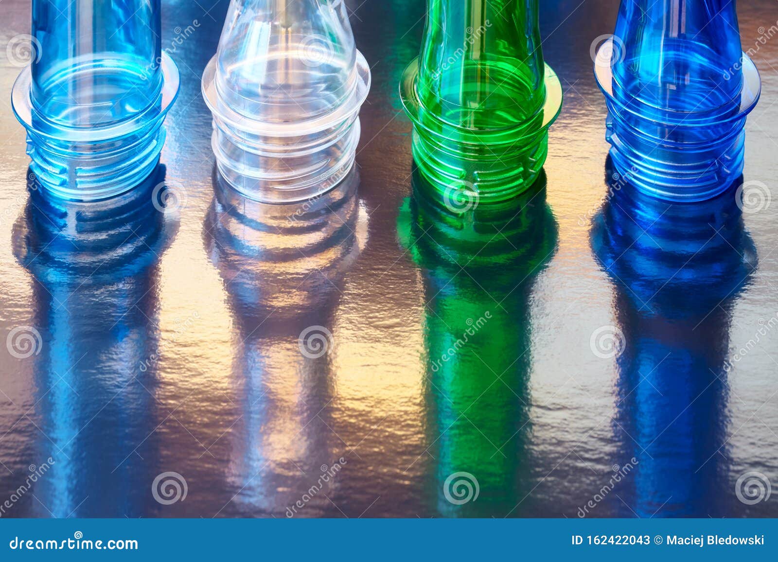 Close Up Picture of Blow Injection Molding Bottle Preforms Stock Image ...
