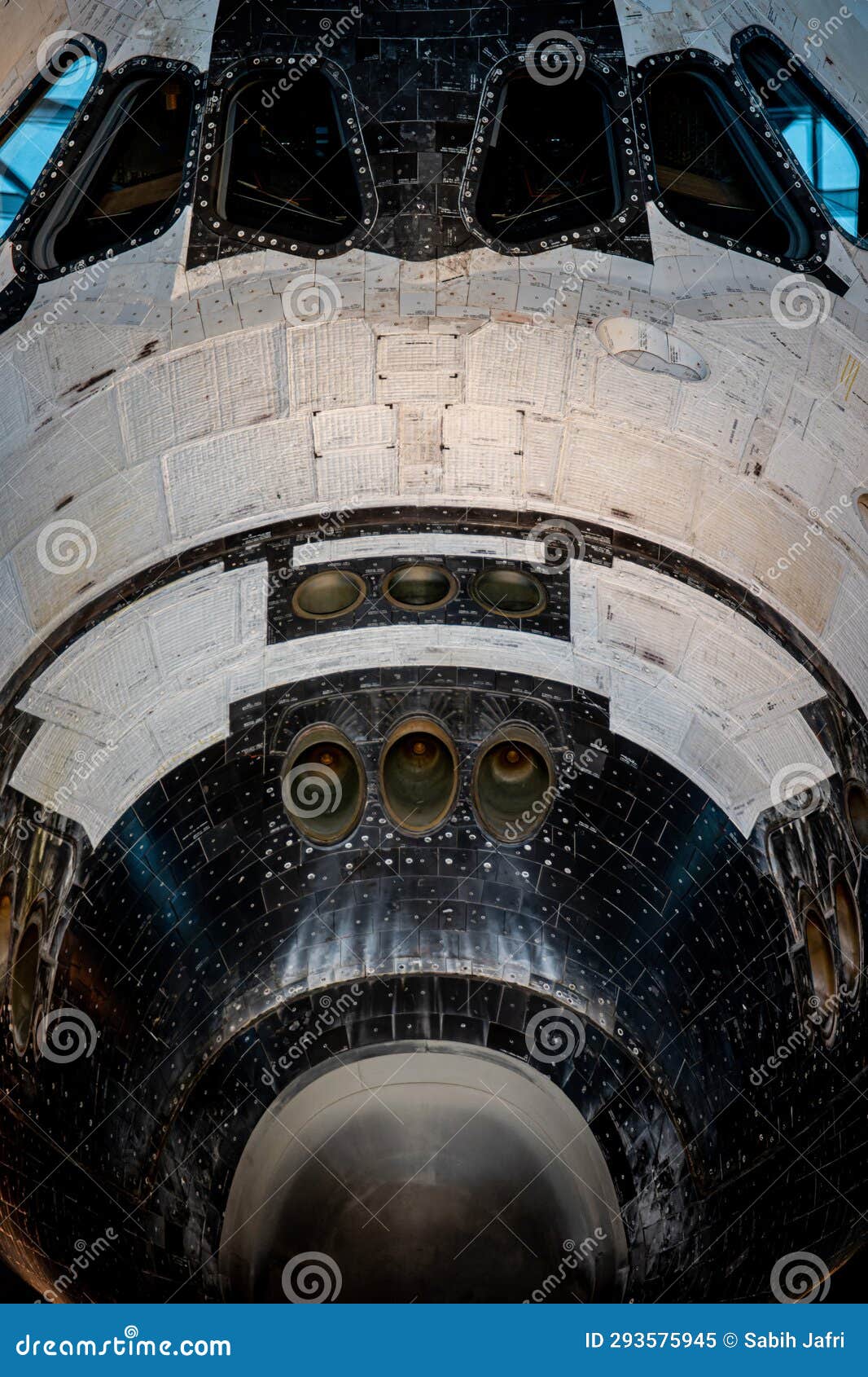 Close Up Picture of the Cockpit of a Space Shuttle Editorial Image ...