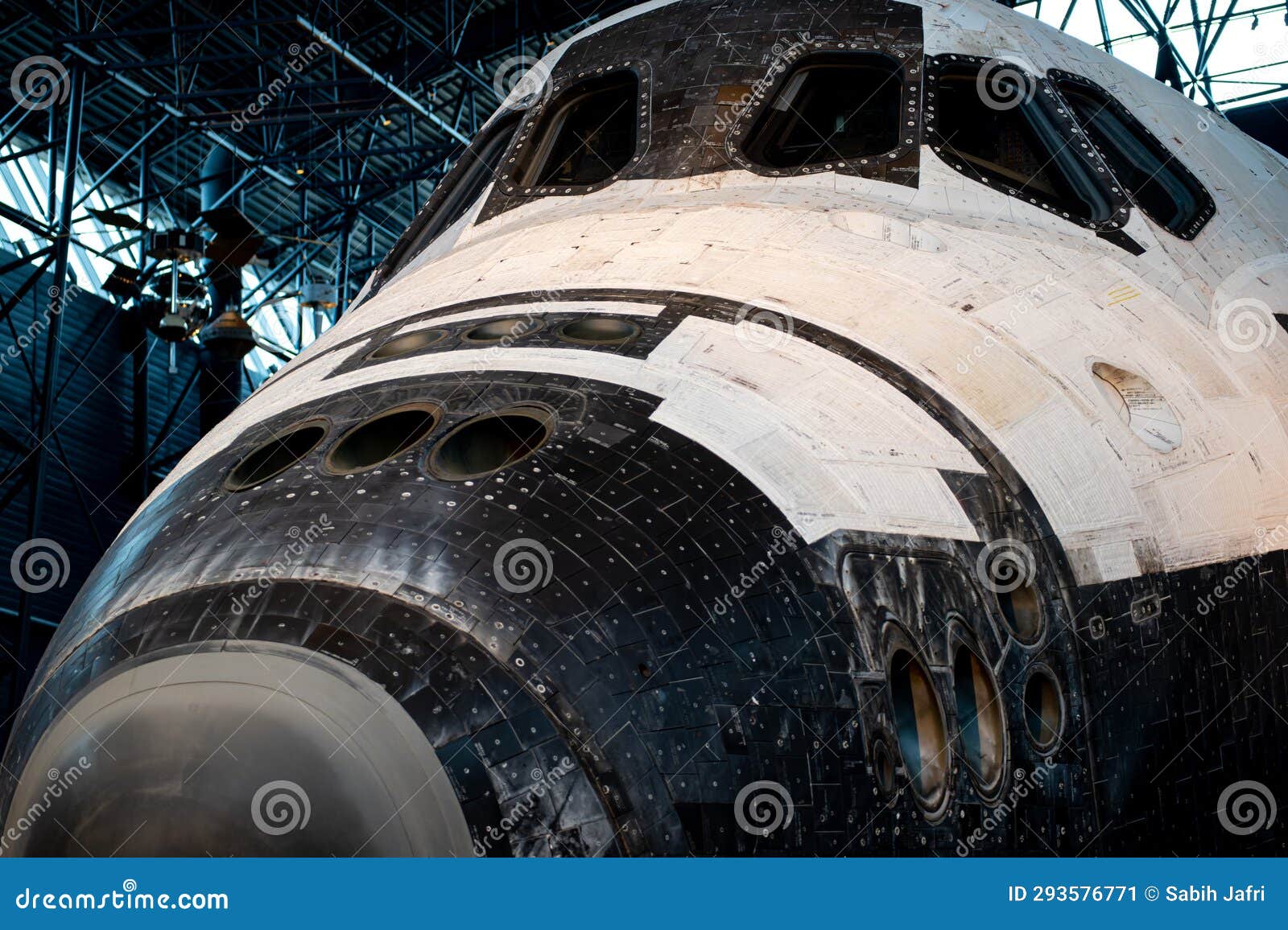 Close Up Picture of the Cockpit of a Space Shuttle Editorial Photo ...