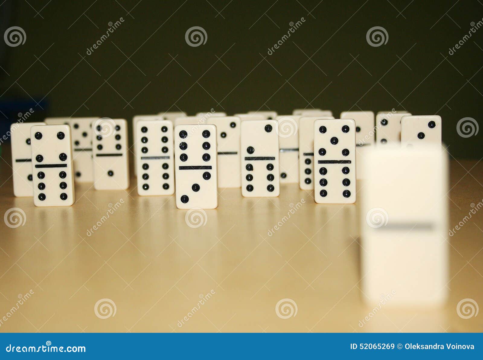 Close up picture of domino stock image. Image of pieces - 52065269