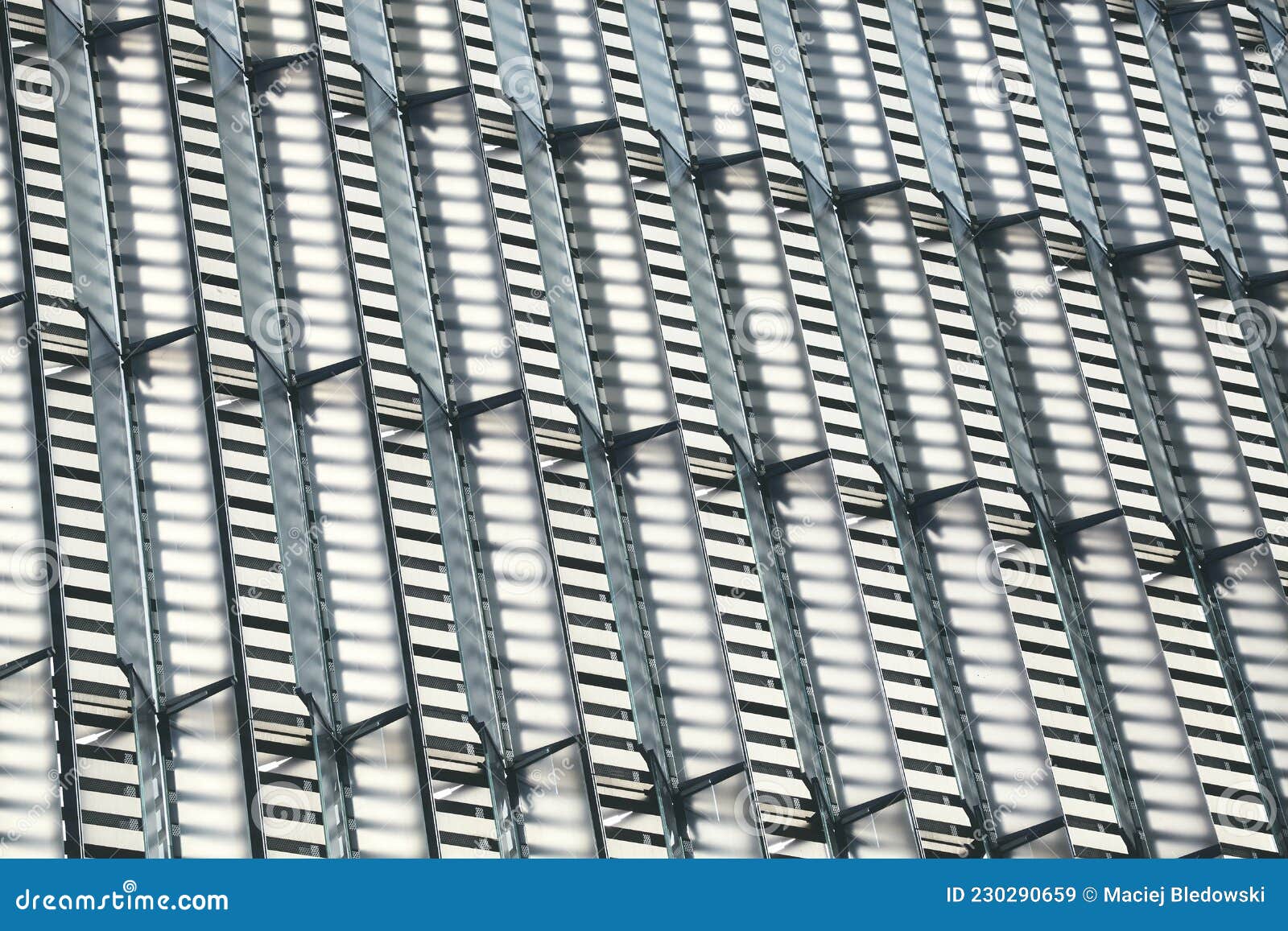 Close Up Picture of Modern Building Facade, Architectural Background ...