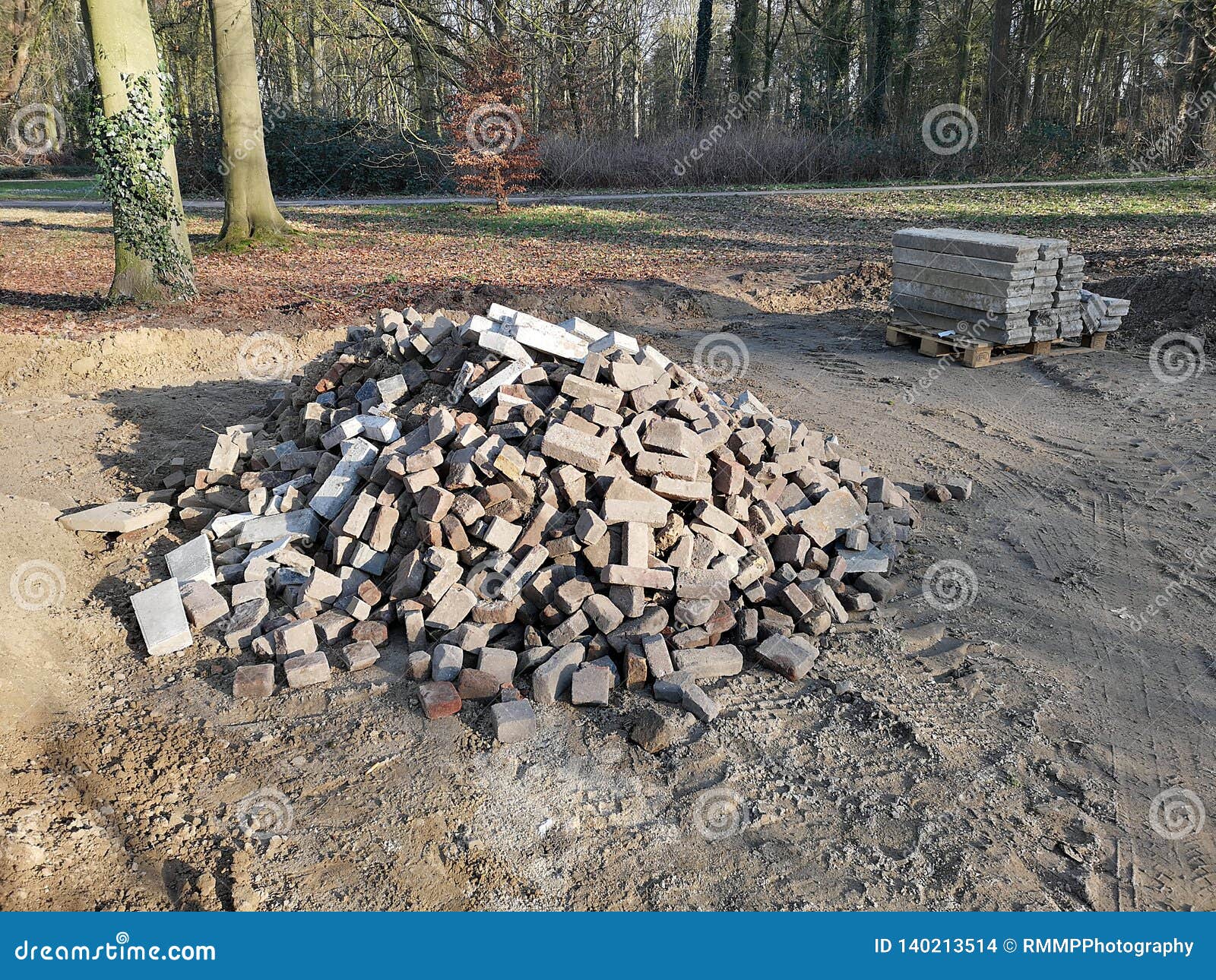 Pile Of Bricks Stock Photography | CartoonDealer.com #207063158