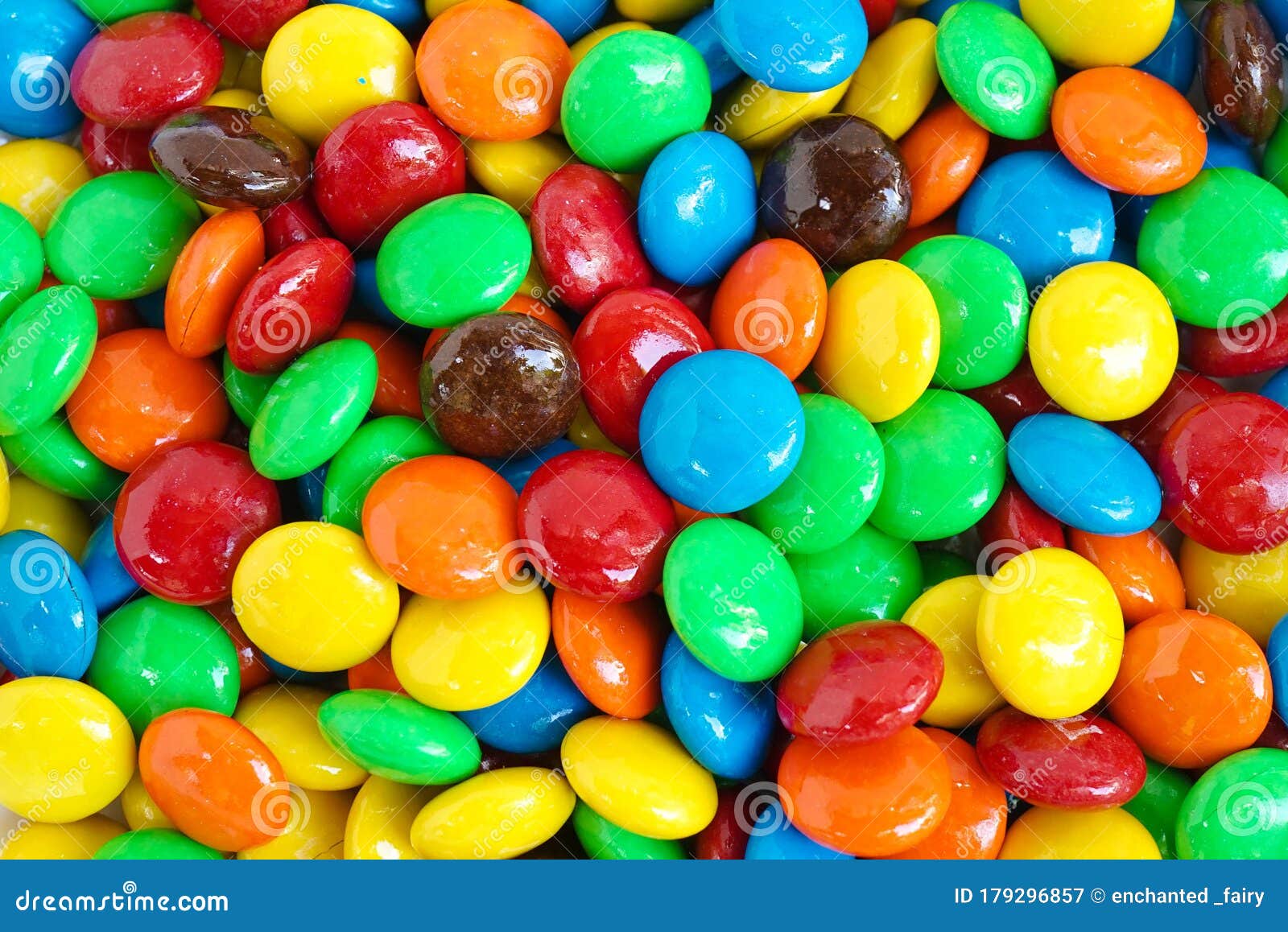 Pile Of Coated Chocolate Candies In Pastel Colors Royalty-Free Stock ...