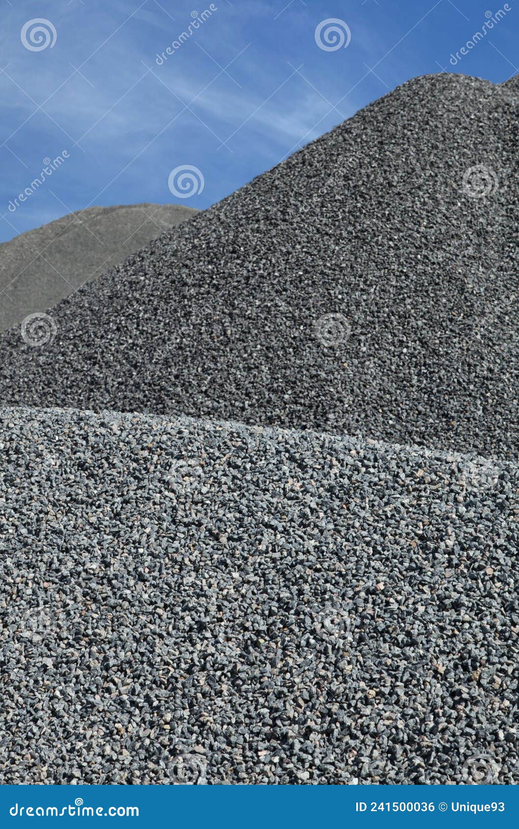 Close-up of a Pile of Gravel Stock Photo - Image of heap, rock: 241500036