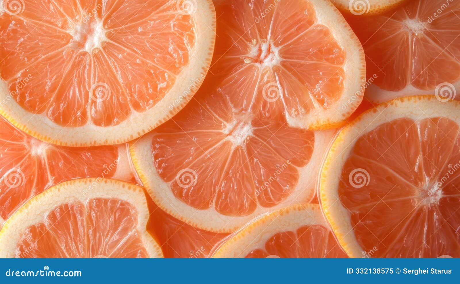 A Close Up of a Pile of Sliced Oranges on Top of Each Other, AI Stock ...