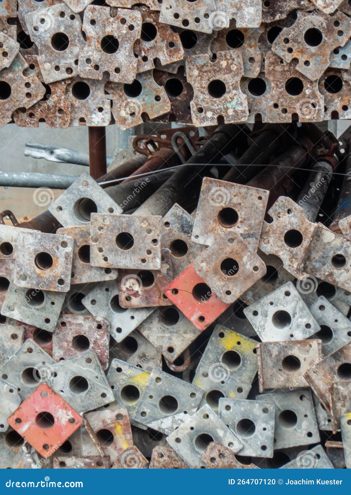 Close-up of a Pile of Steel Columns Stock Photo - Image of post, site ...