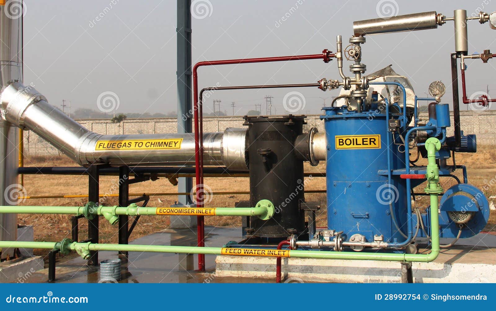 Pilot Scale Plant Or Test Rig Of Waste To Fuel Stock Photography ...