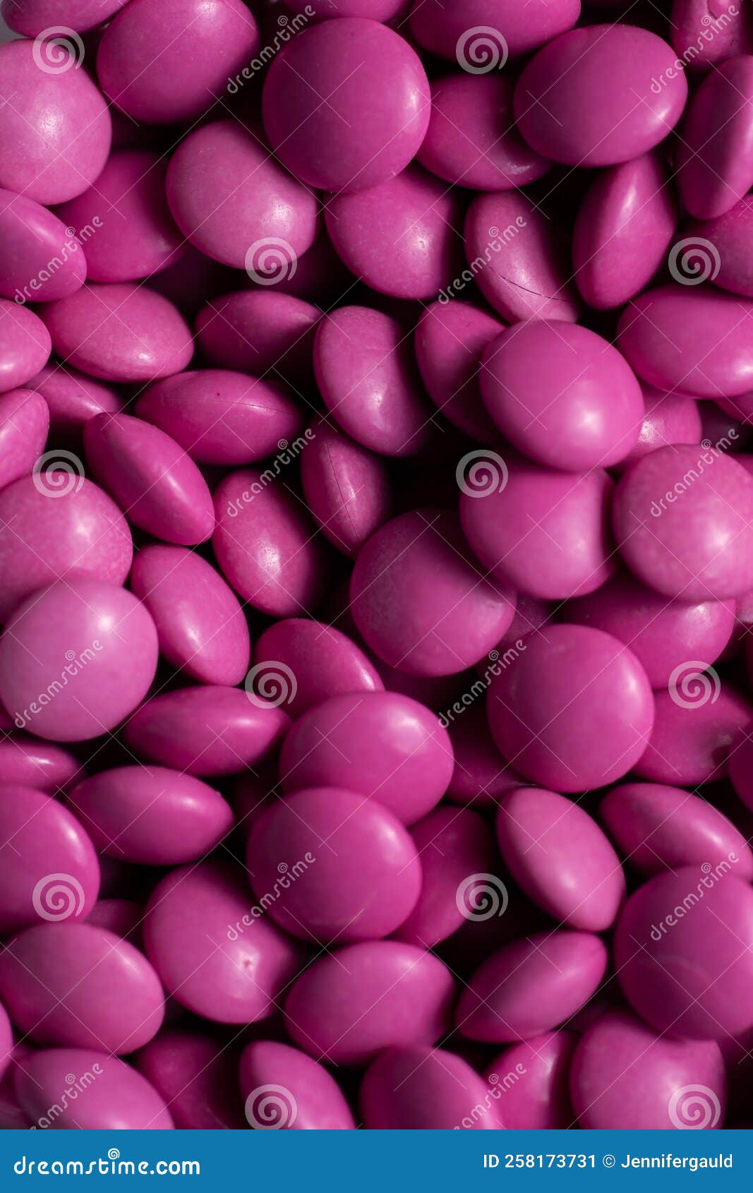 Close Up of Pink Candy Coated Chocolate Button Sprinkle Texture - M&Ms ...