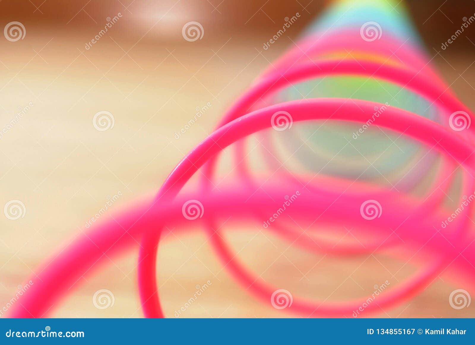 Close-up of Pink Color Slinky Toy Editorial Photography - Image of ...