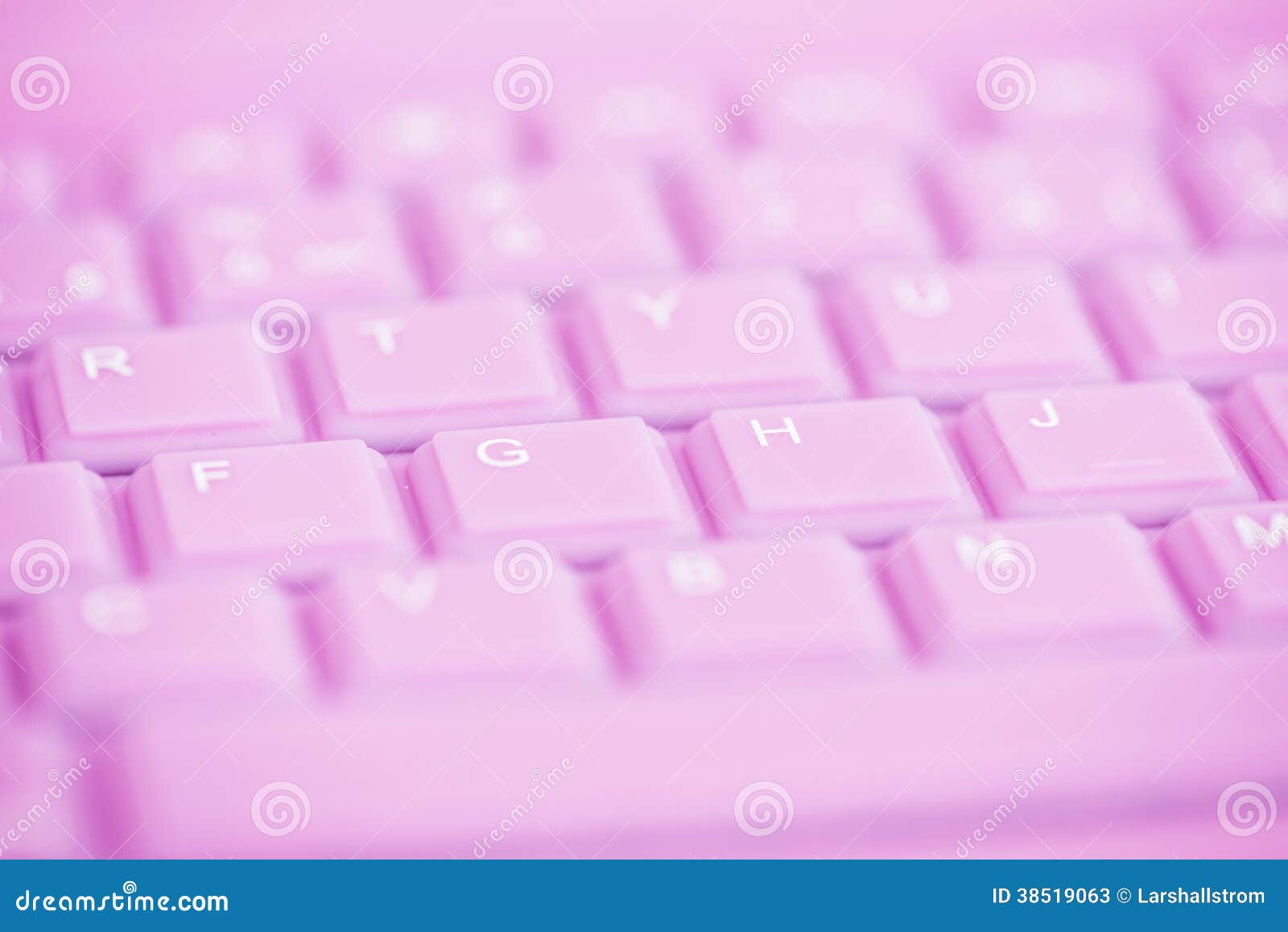 Close Up of Pink Computer Keyboard Stock Image - Image of desktop ...