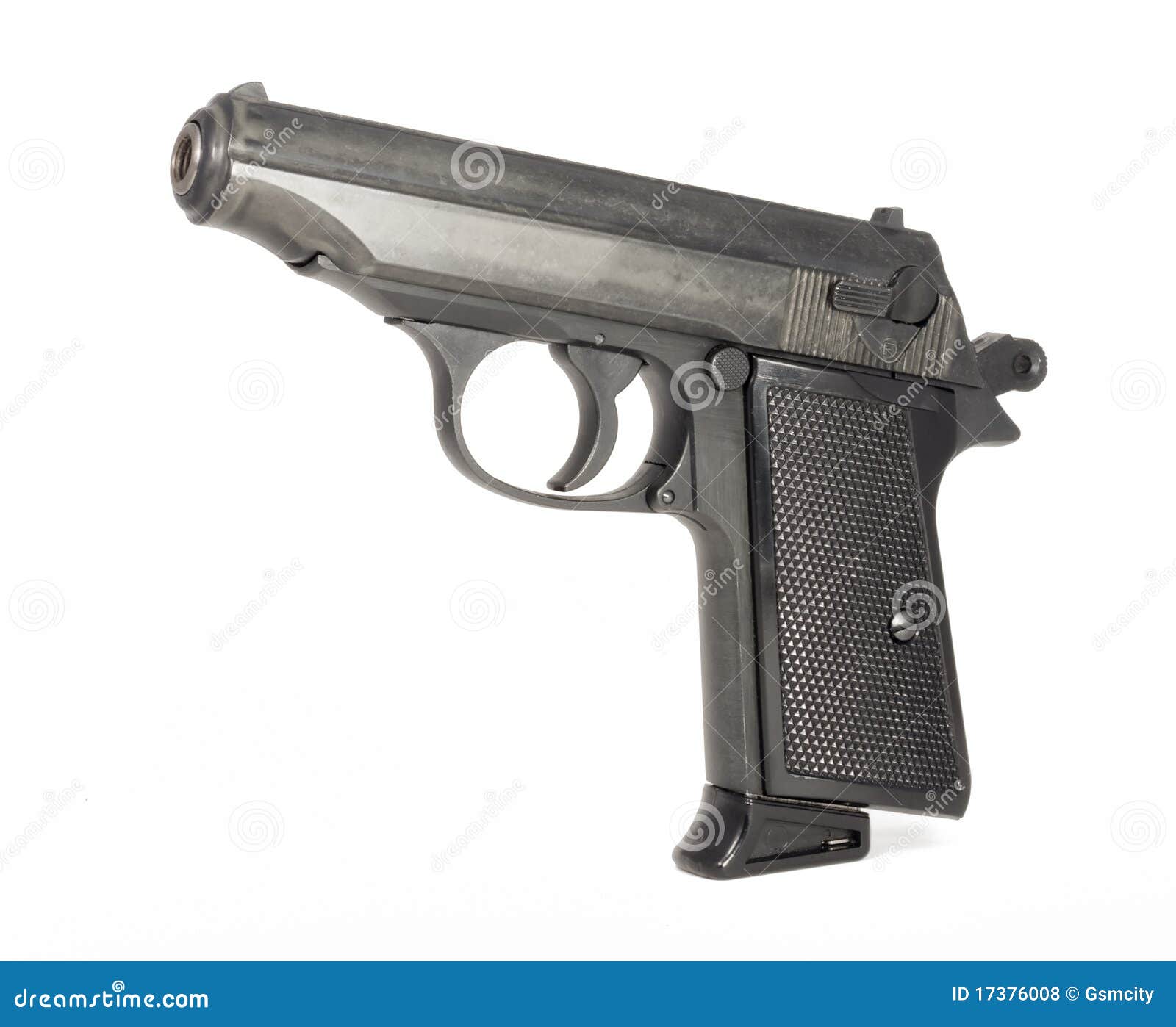 The close up of a pistol stock photo. Image of army, military - 17376008